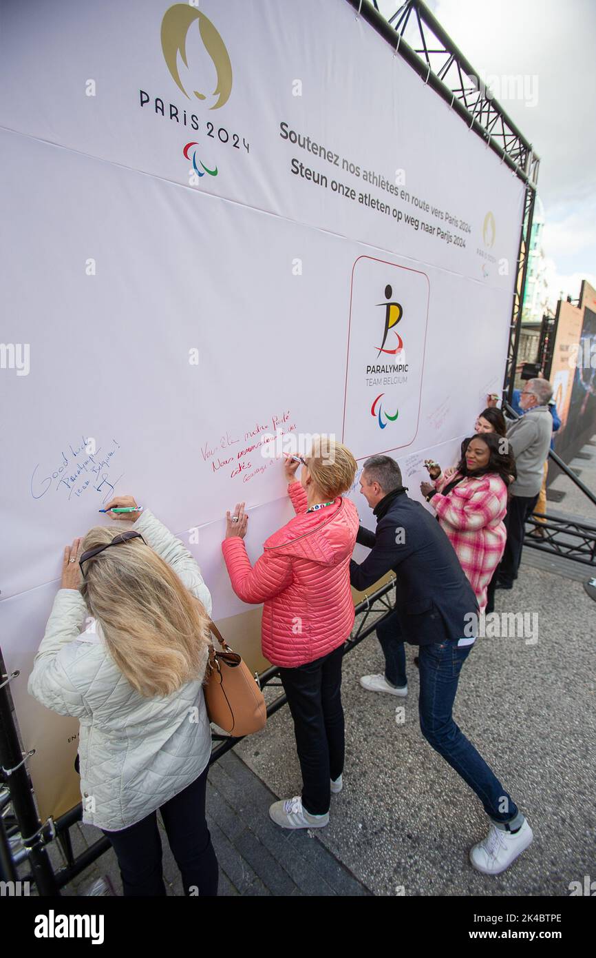 Illustration picture shows the 'Road to Paris' event on the occasion of ...