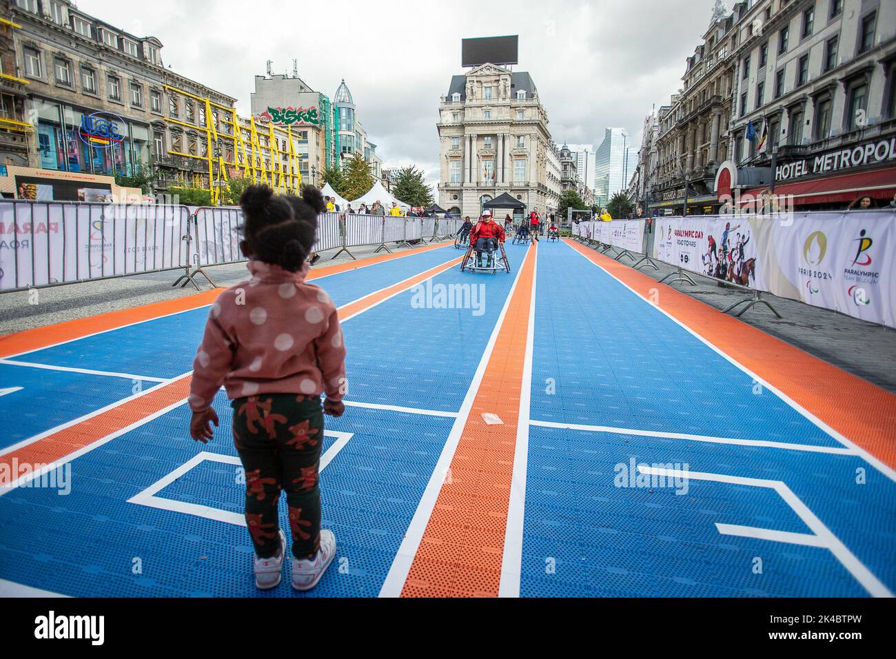Illustration picture shows the 'Road to Paris' event on the occasion of ...