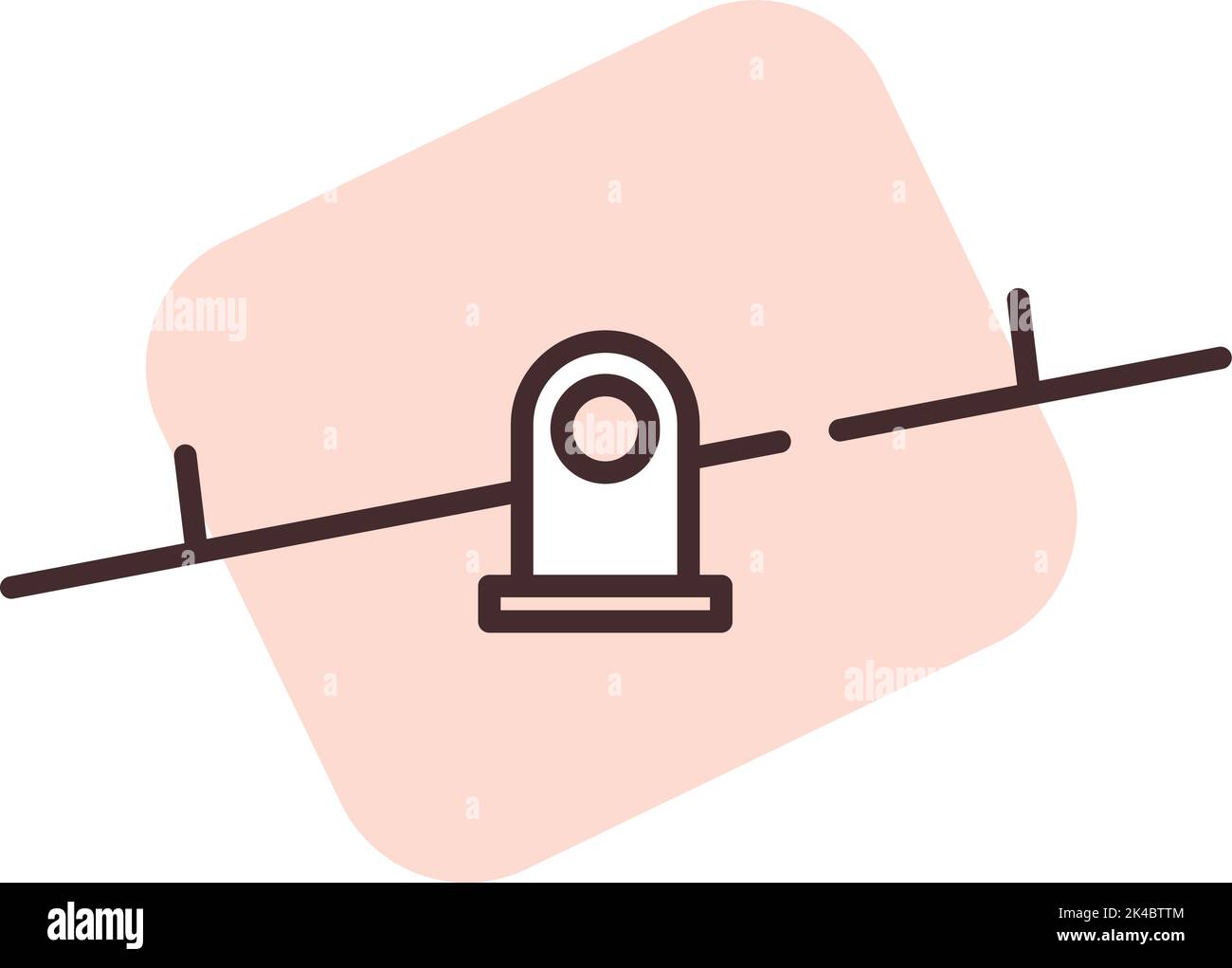 Seesaw on playground icon Cut Out Stock Images & Pictures - Alamy