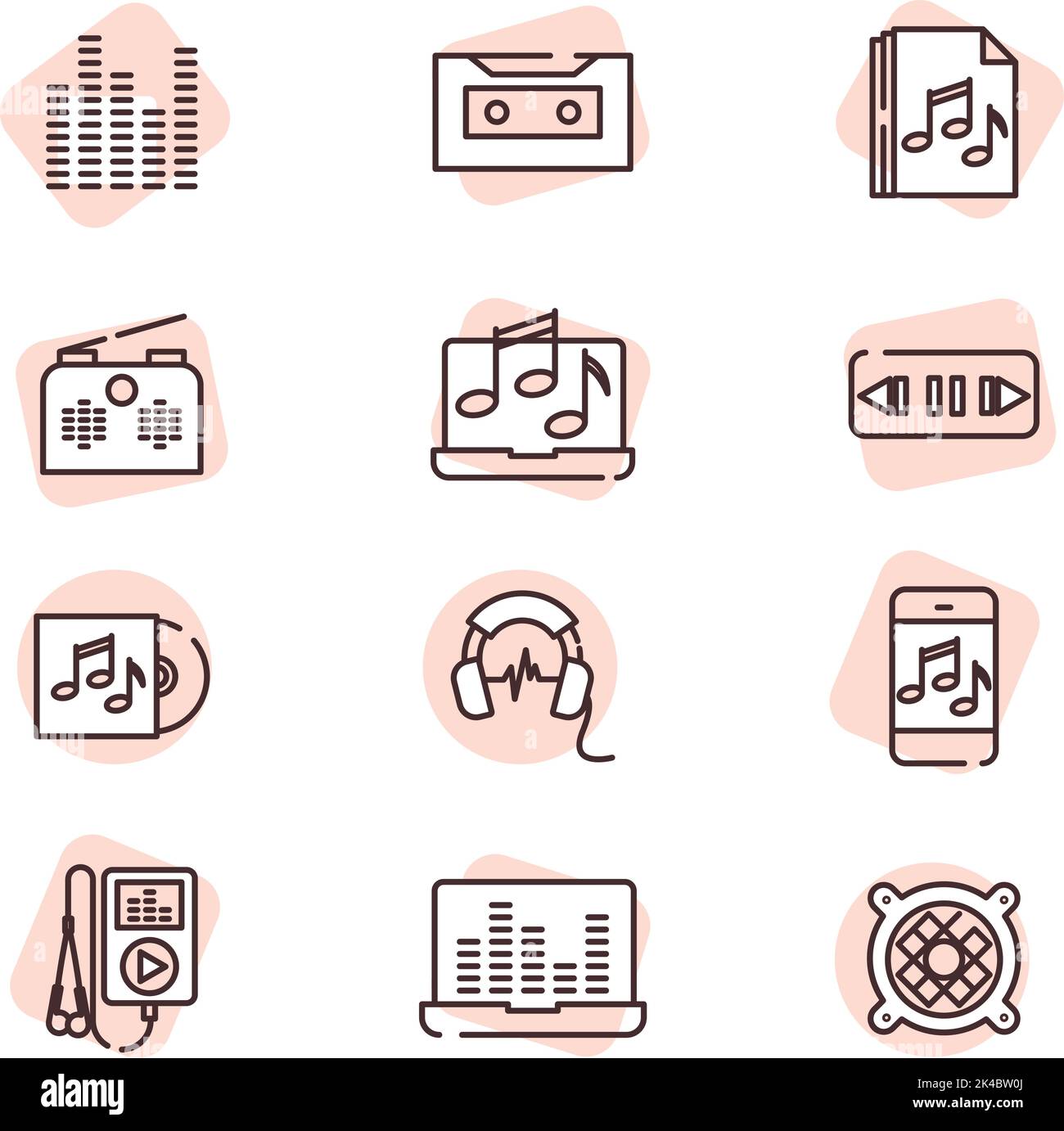 Multimedia play, illustration, vector on white background Stock Vector ...