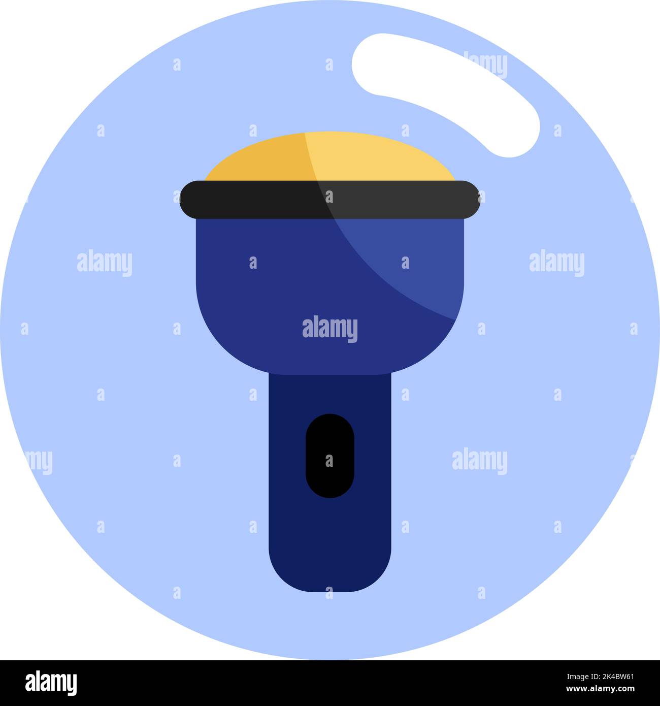 Flashlight badge Stock Vector Images - Alamy