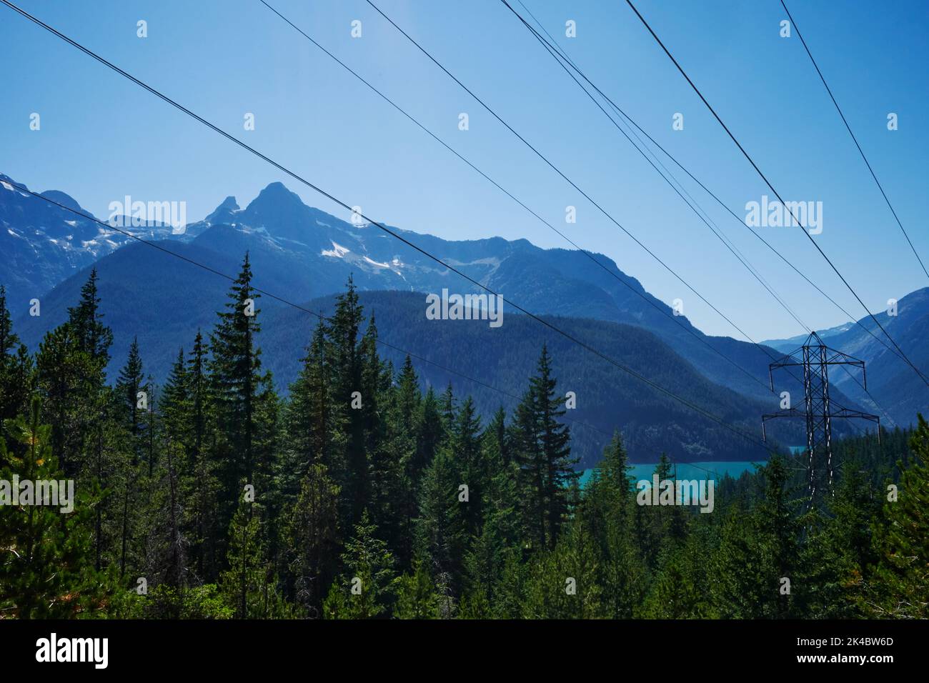 View from Diablo Lake Trail, North Cascades National Park, Washington ...