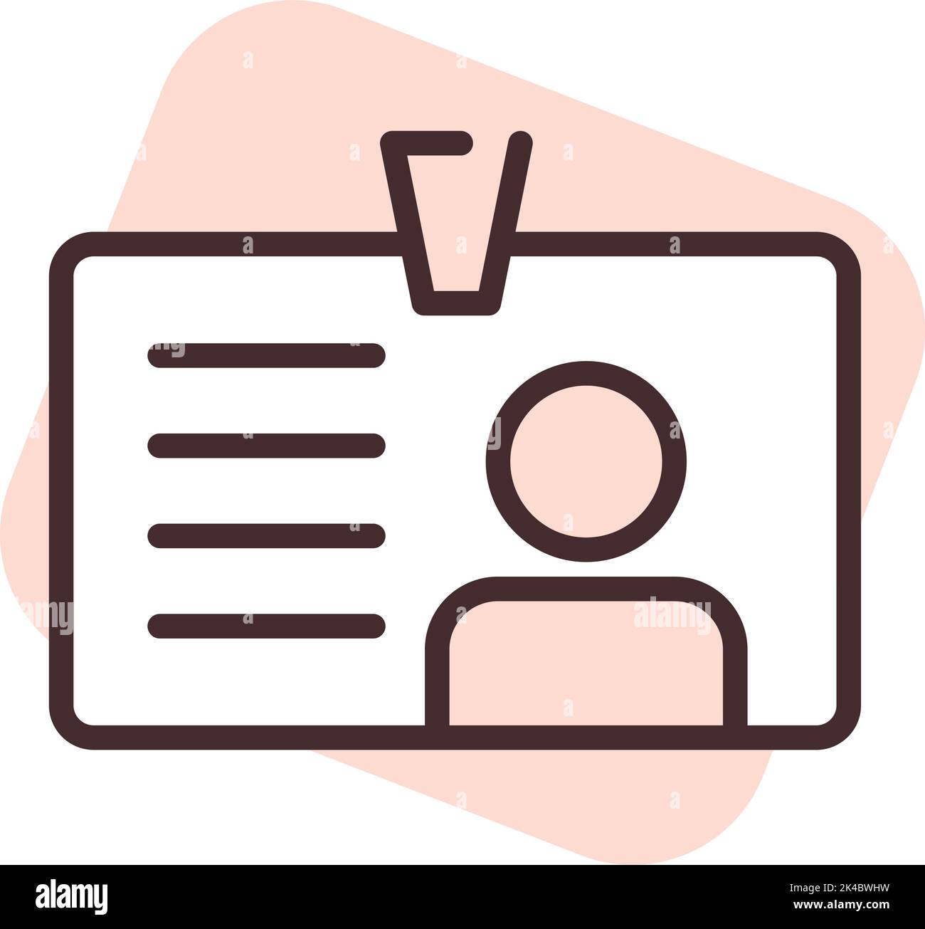 Id card illustration hi-res stock photography and images - Alamy