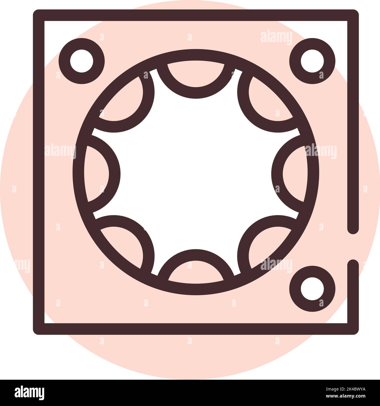 Plumbing drain, illustration, vector on white background Stock Vector ...