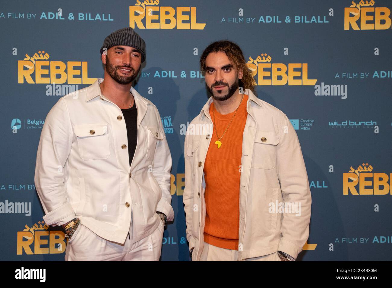 director Bilall Fallah and director Adil El Arbi the premiere of 'Rebel ...