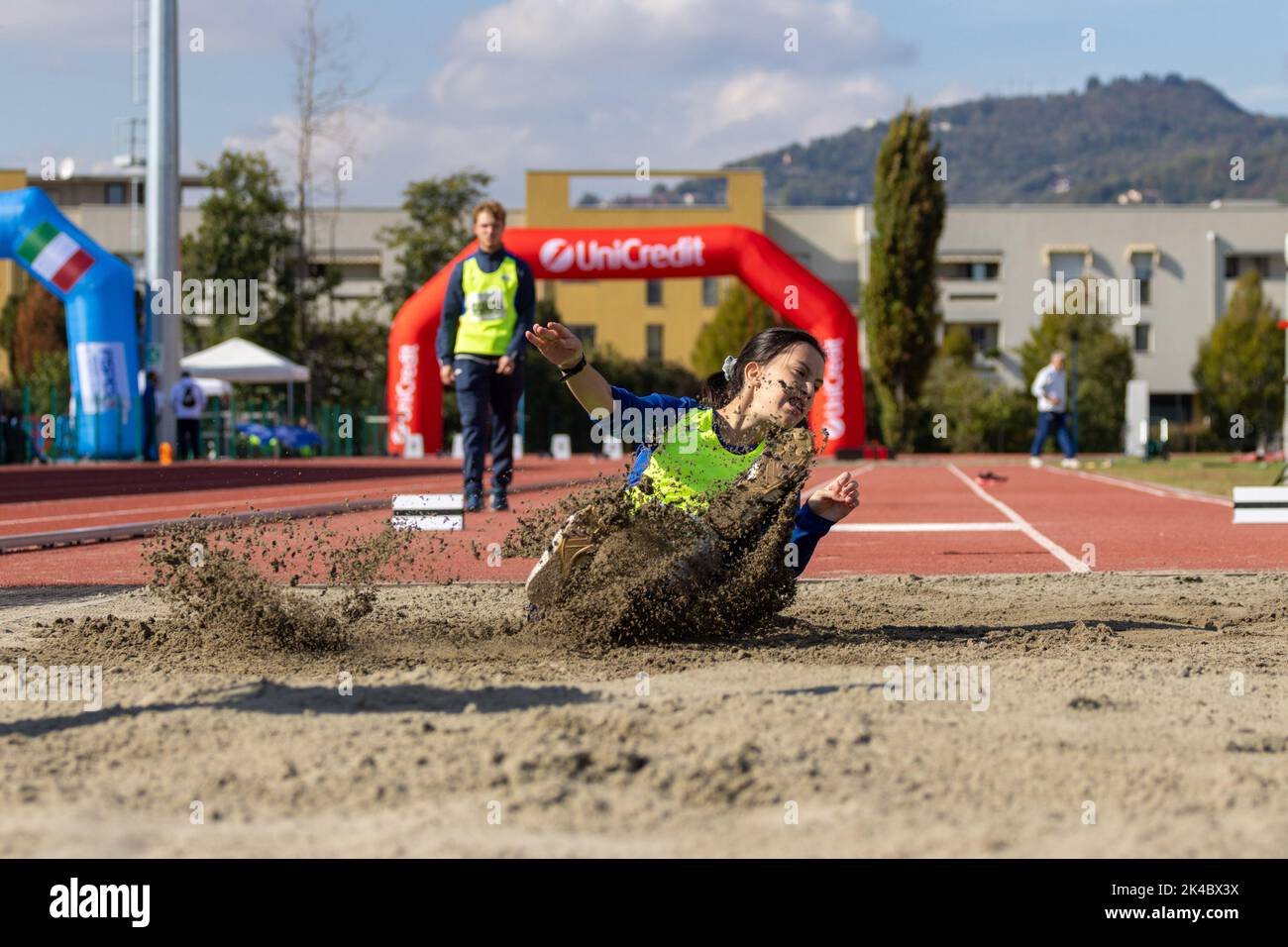 Athletics track Gabre Gabric, Brescia, Italy, October 01, 2022 ...