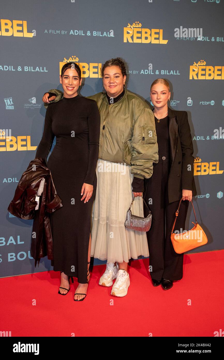 Unidentified guests pictured during the premiere of 'Rebel', the latest ...