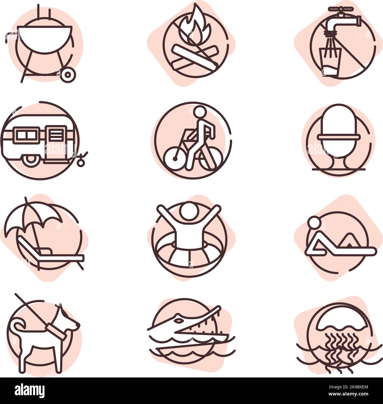 Leisure activities icon Cut Out Stock Images & Pictures - Alamy