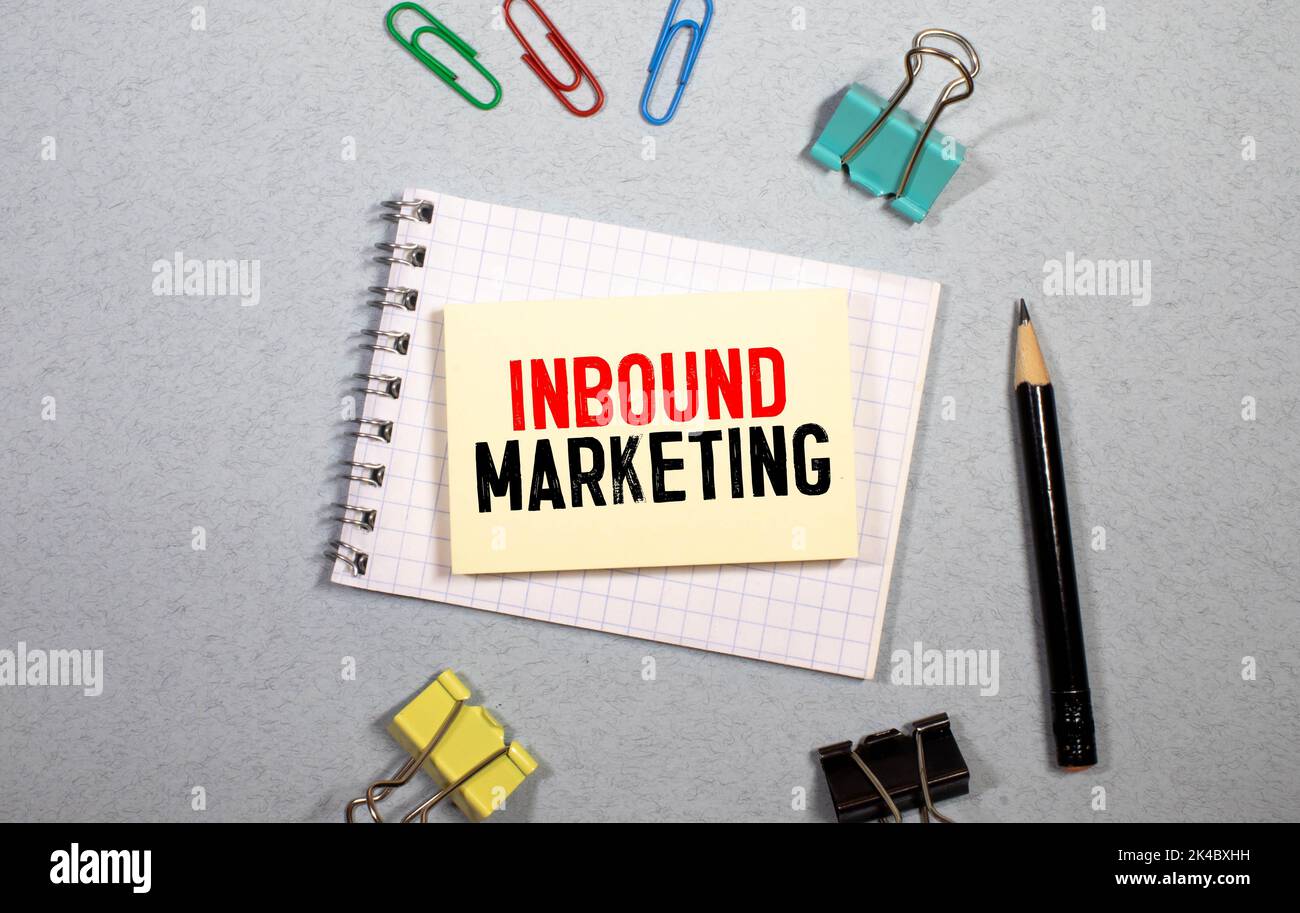 Inbound marketing words on hi-res stock photography and images - Alamy
