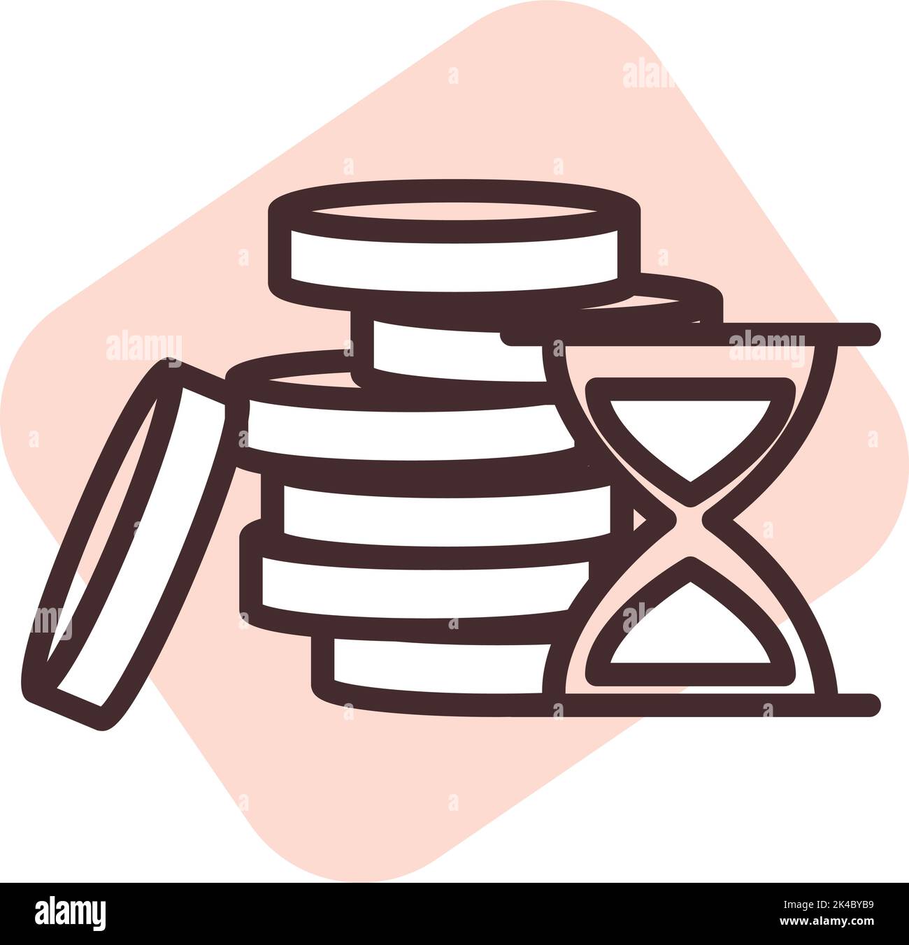 Hourglass timer Stock Vector Images - Alamy