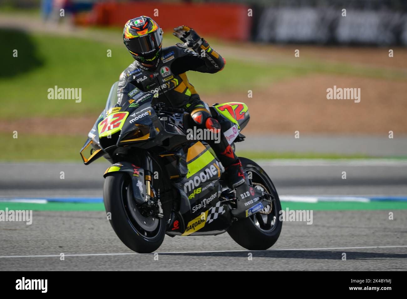 Buriram, Thailand. 01st Oct, 2022. Marco Bezzecchi of Italy and Mooney ...