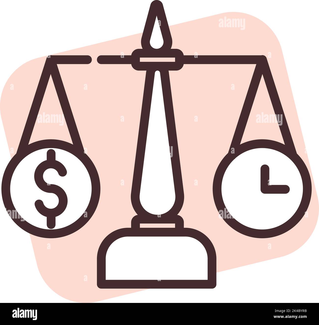 Time is money vector vectors hi-res stock photography and images - Alamy
