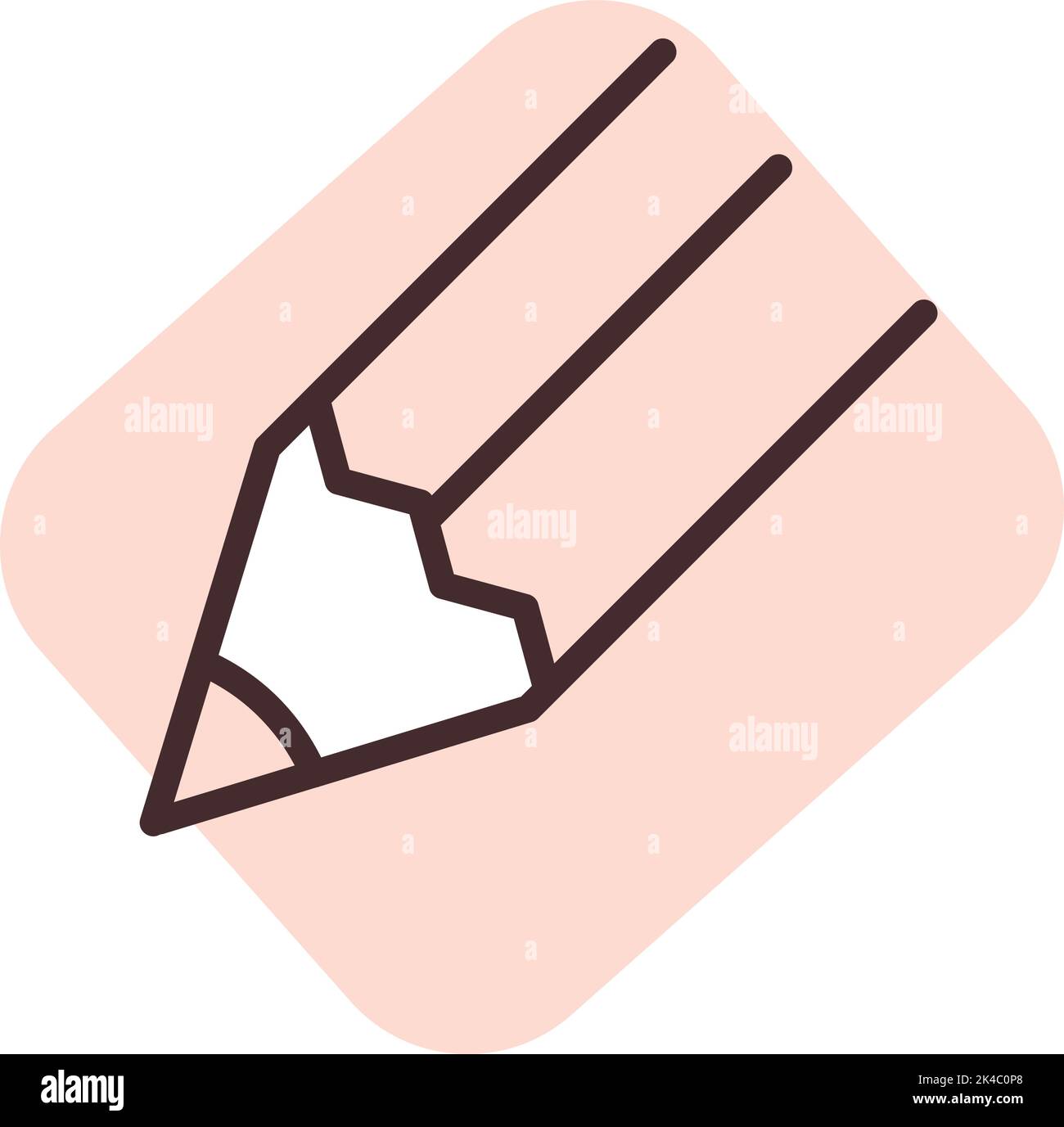 UI pencil, illustration, vector on white background Stock Vector Image ...