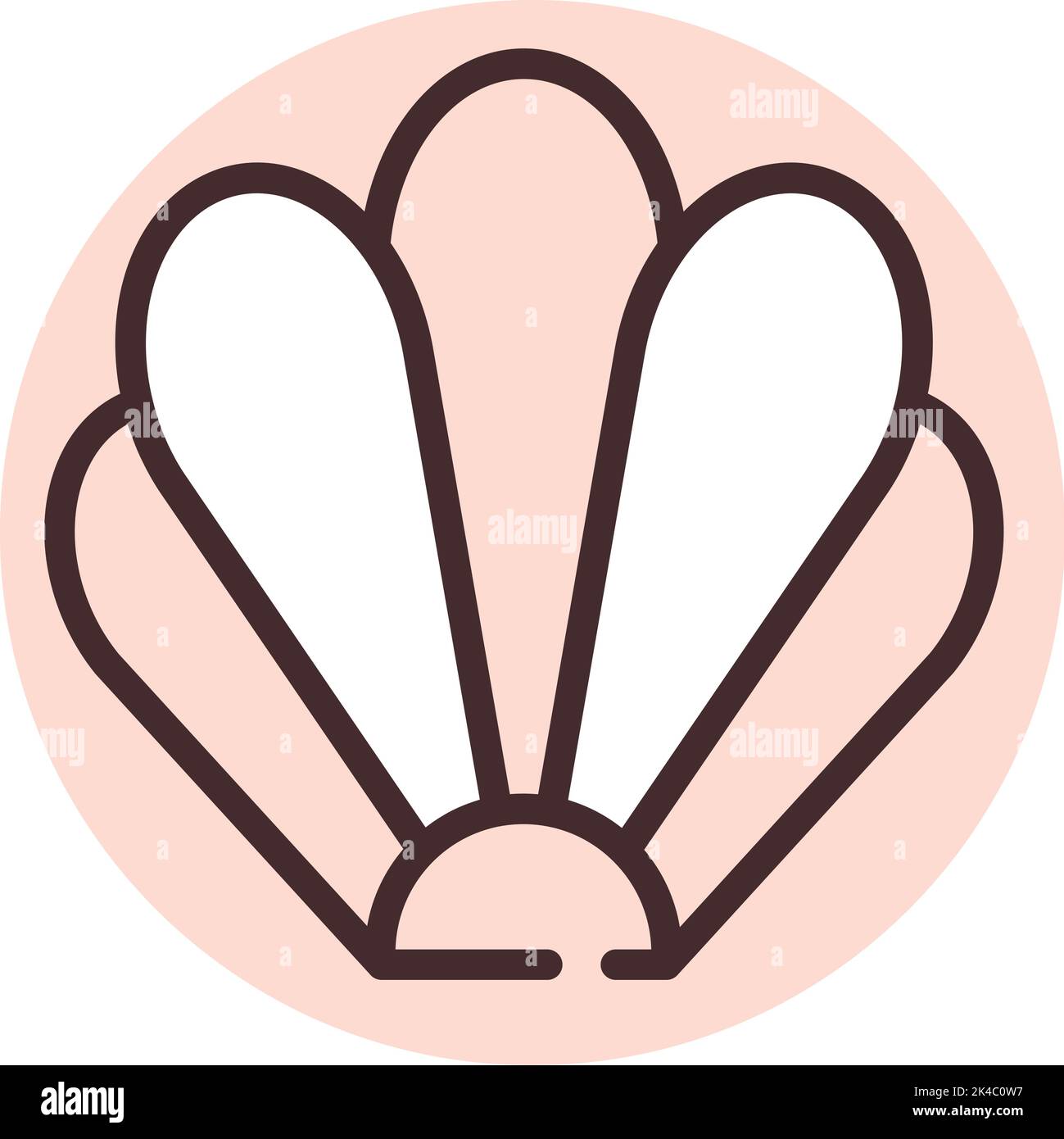 Seashell illustration Stock Vector Images - Alamy