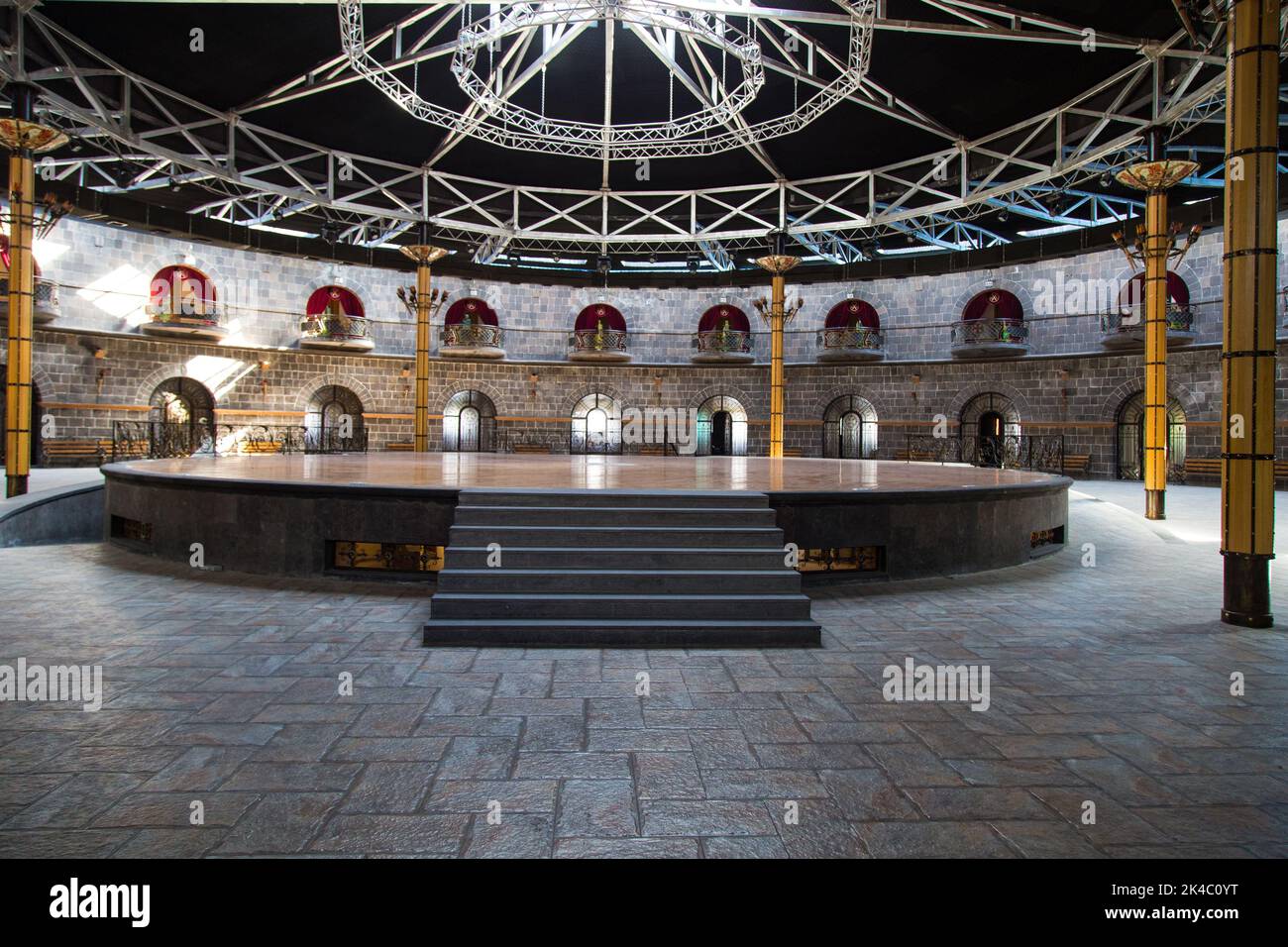 The beautiful interior of Black Fortress or Sev Berd Stock Photo - Alamy