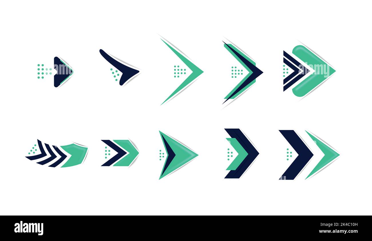 Direction signs pointing the way Stock Vector Images - Alamy