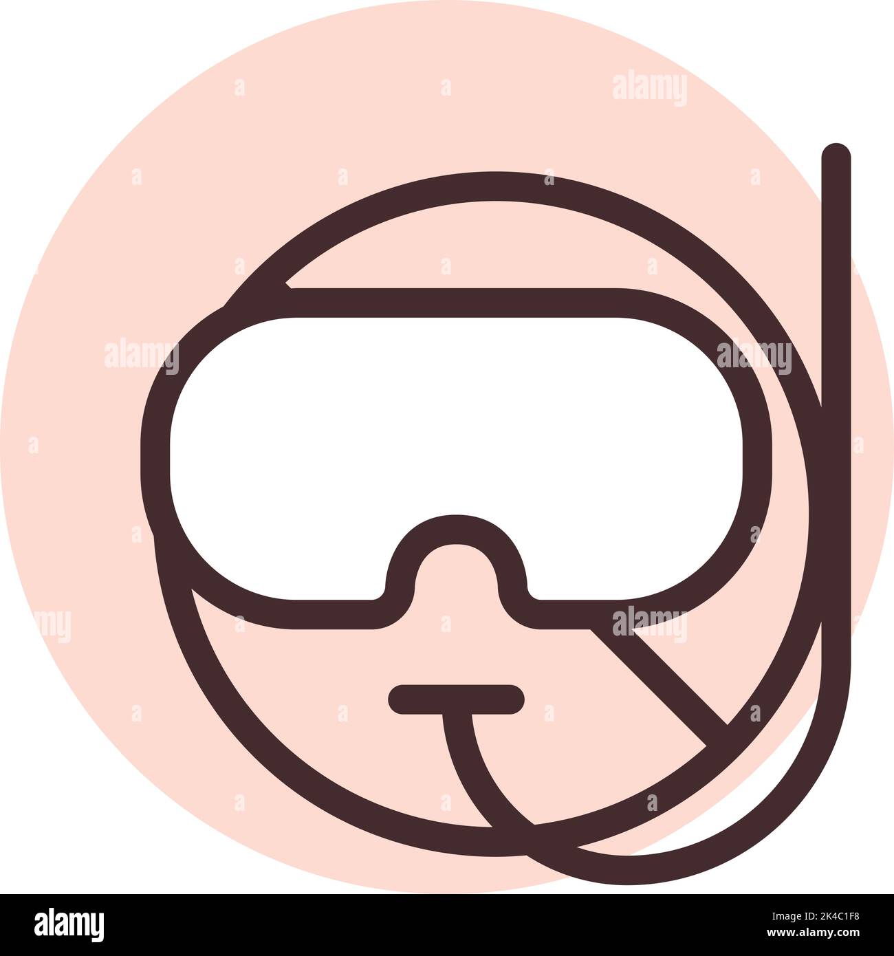 Warning sign no diving, illustration, vector on white background Stock ...