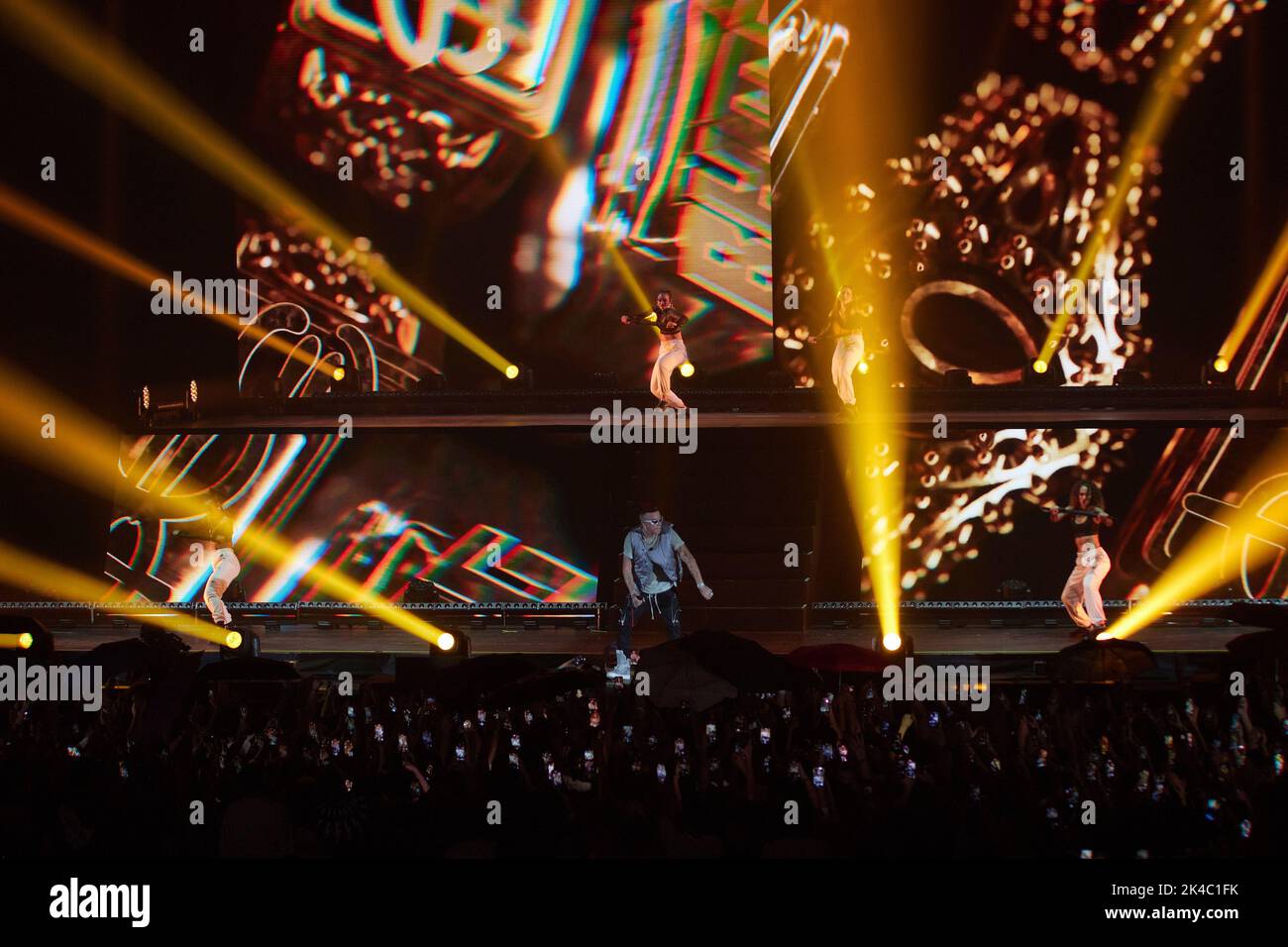 Palasele, Eboli, Italy, October 01, 2022, Sfera Ebbasta, Famoso tour ...