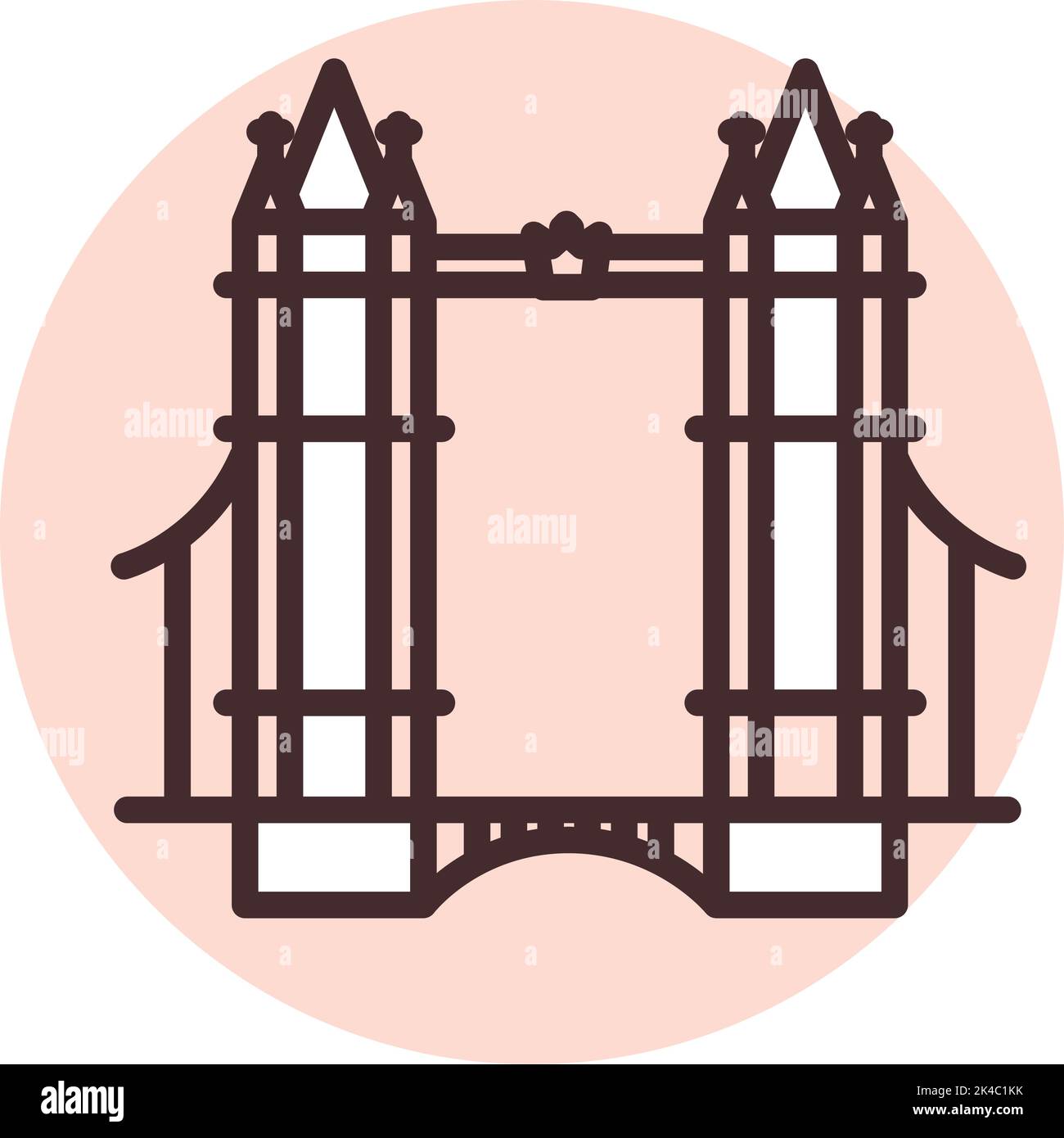 Beautiful architecture tower bridge Cut Out Stock Images & Pictures - Alamy