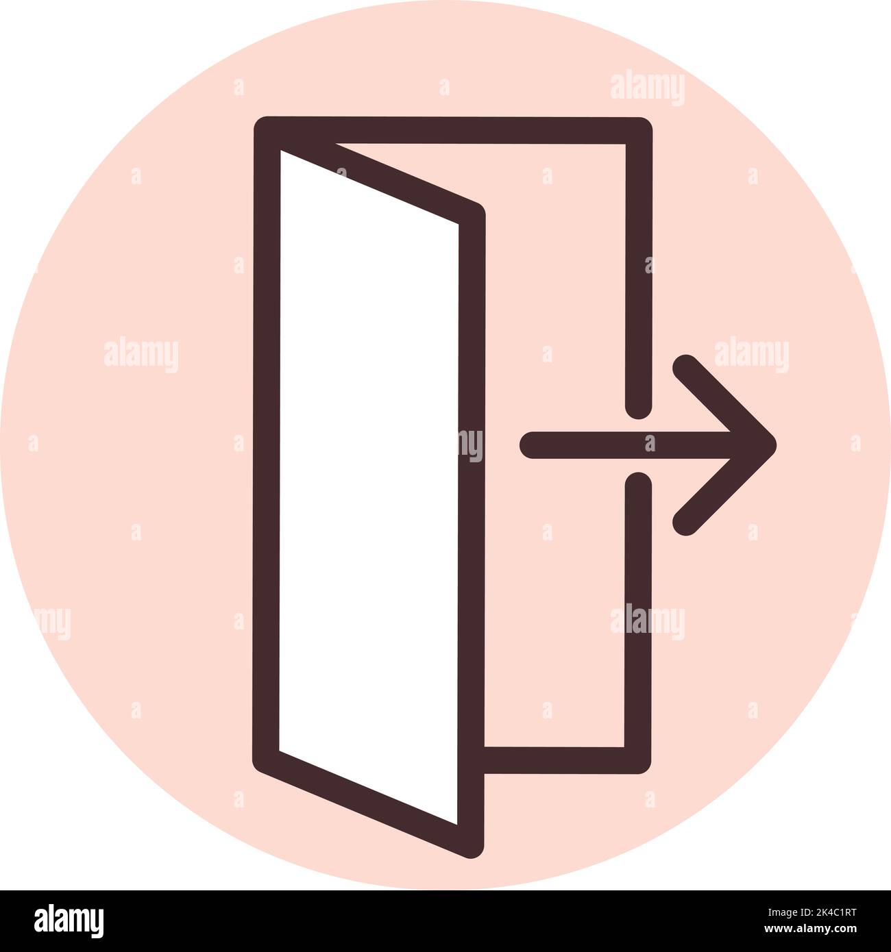 Warning sign enterence, illustration, vector on white background Stock ...