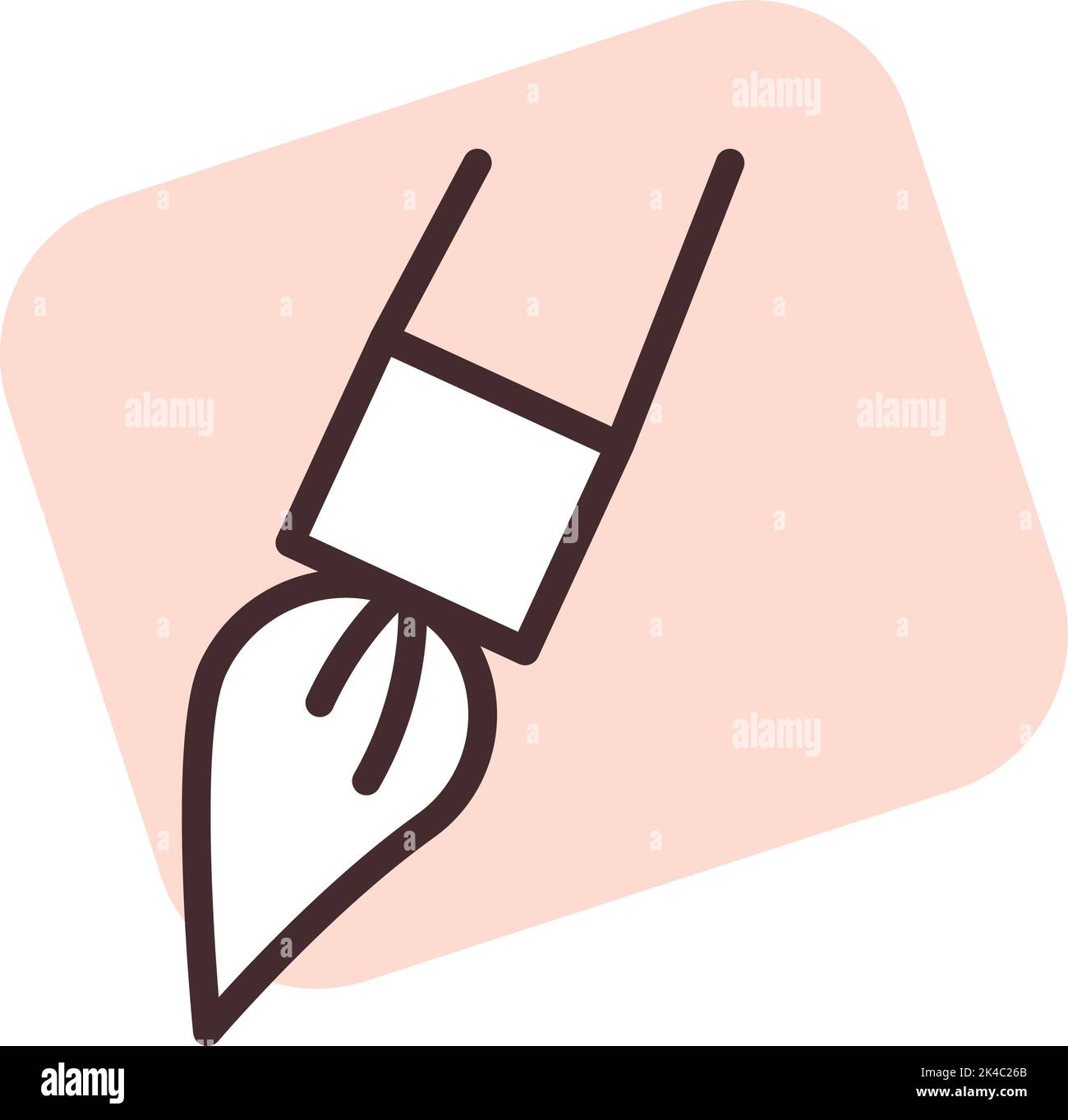 UI Brush, illustration, vector on white background Stock Vector Image ...