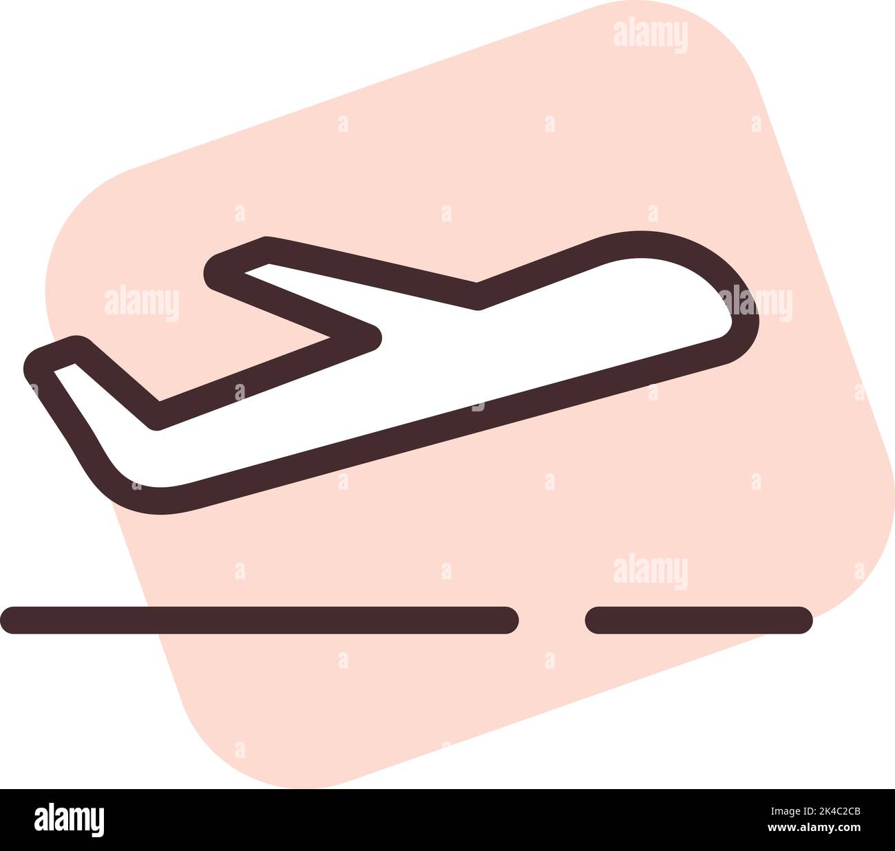 Ui departure, illustration, vector on white background Stock Vector ...