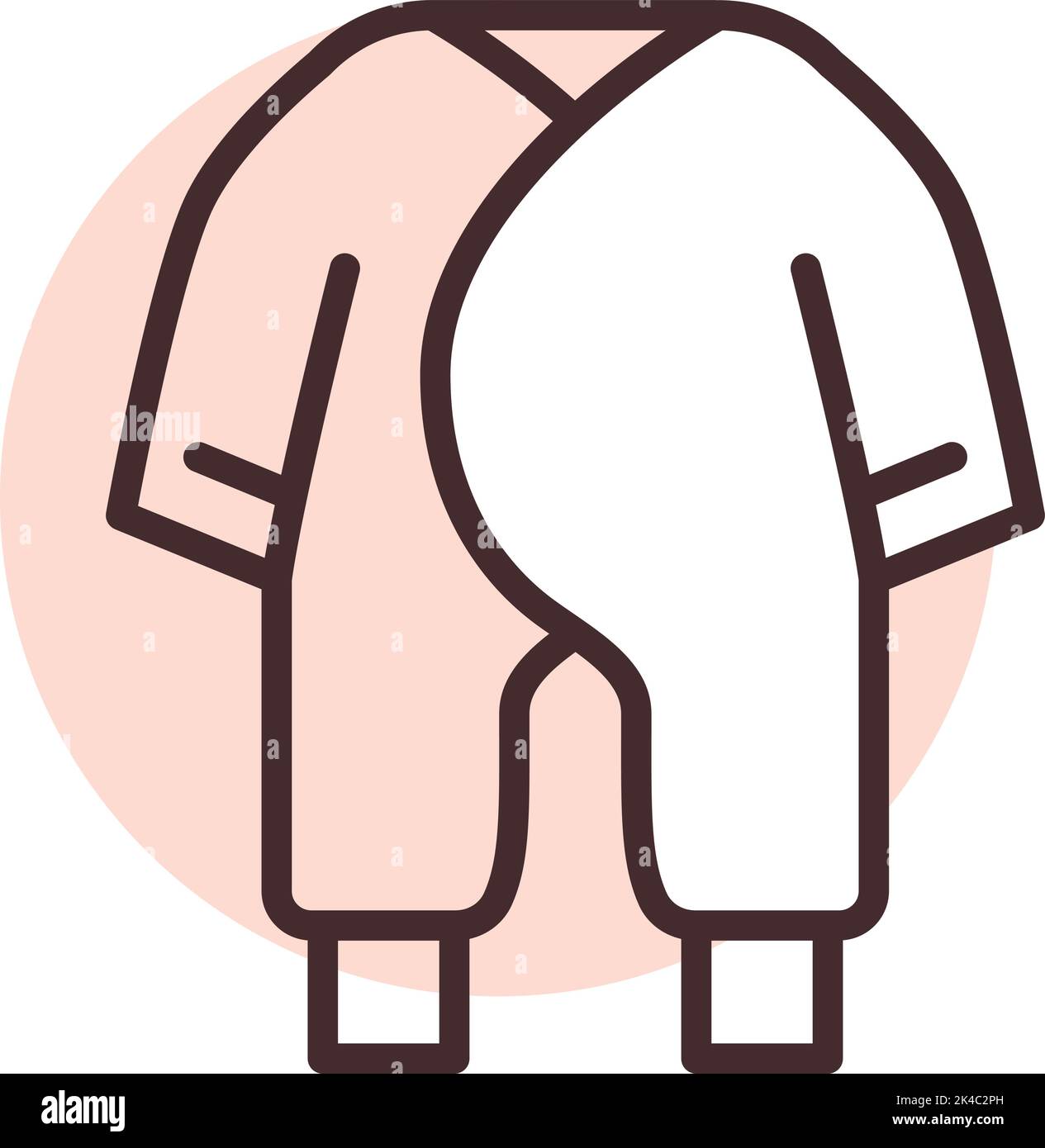 Body clothes, illustration, vector on white background Stock Vector ...