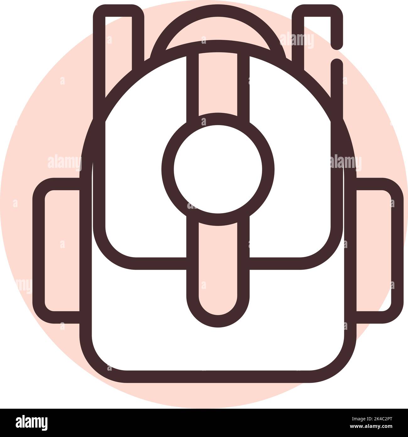 Modern school bag illustration hi-res stock photography and images - Alamy