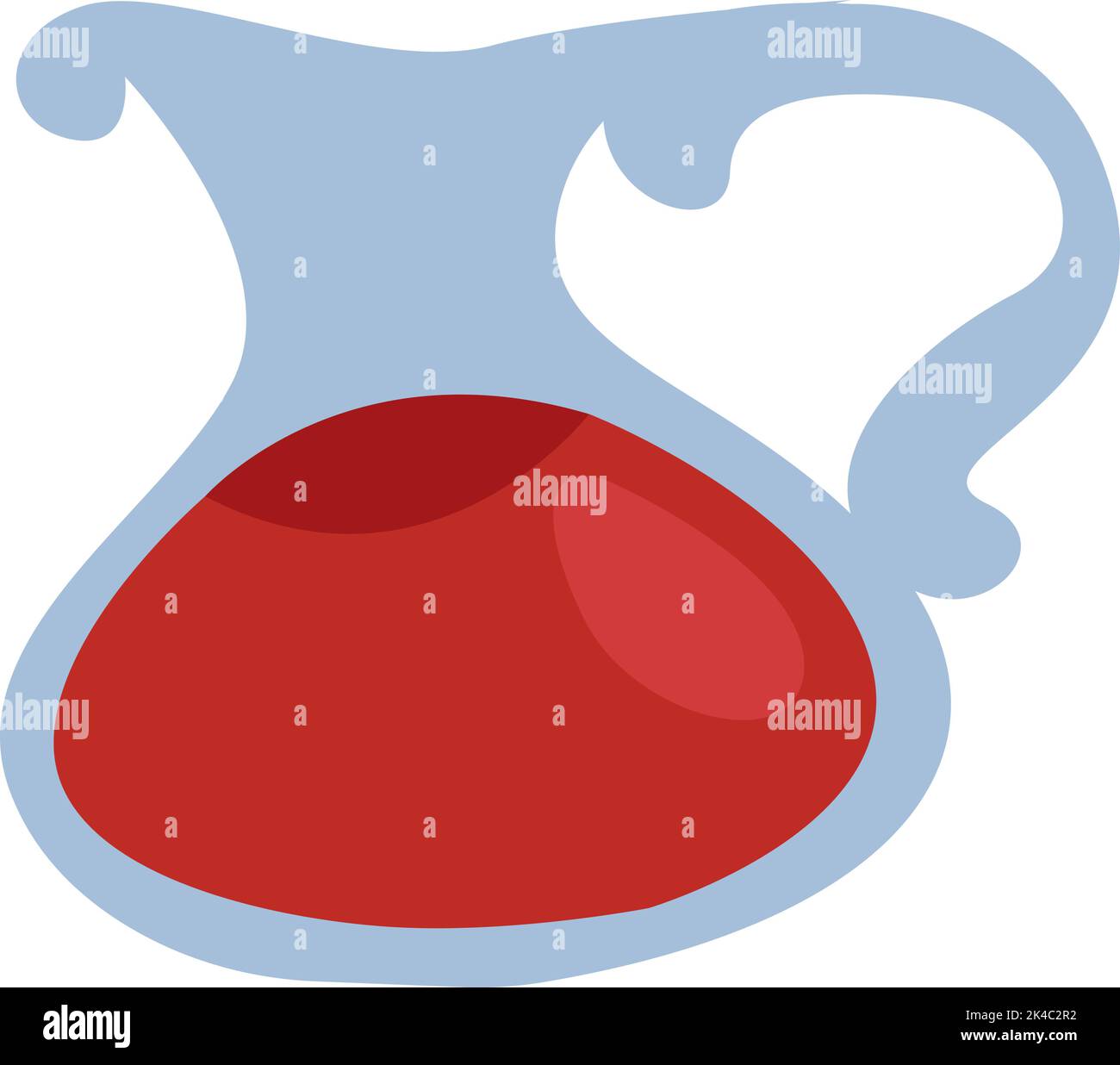 Wine jug, illustration, vector on white background Stock Vector Image & Art - Alamy