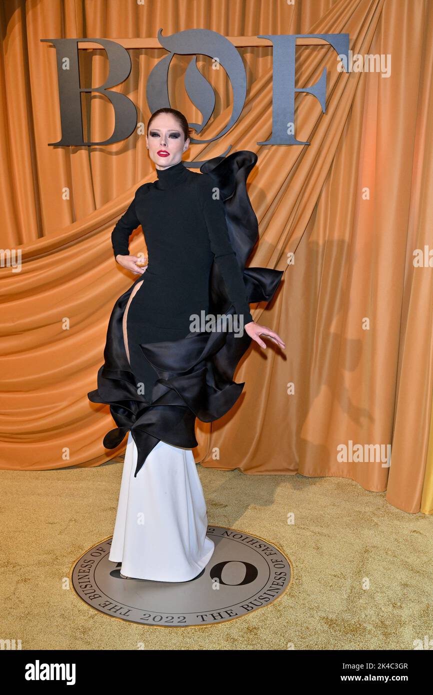 Coco Rocha attends the BoF500 gala during Paris Fashion Week in Paris ...