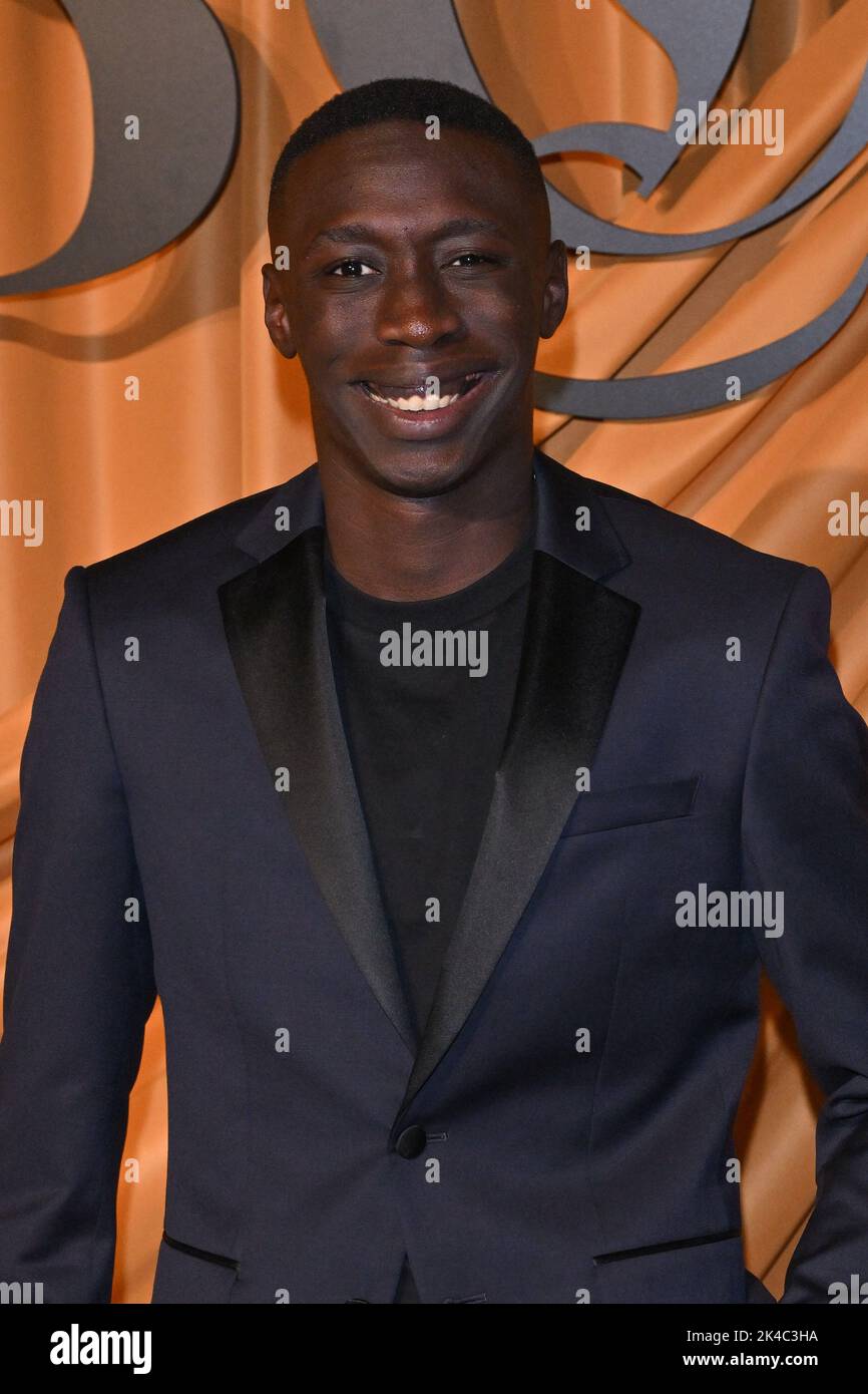 Khaby Lame attends the BoF500 gala during Paris Fashion Week in Paris ...