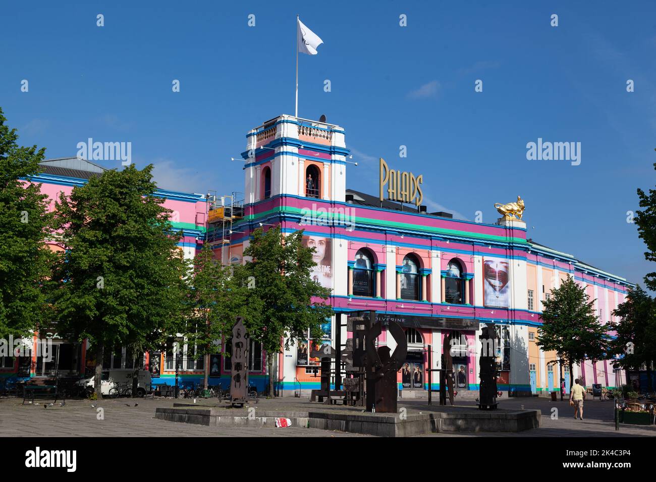 The brightly coloured palads cinema copenhagen denmark Stock Photo - Alamy