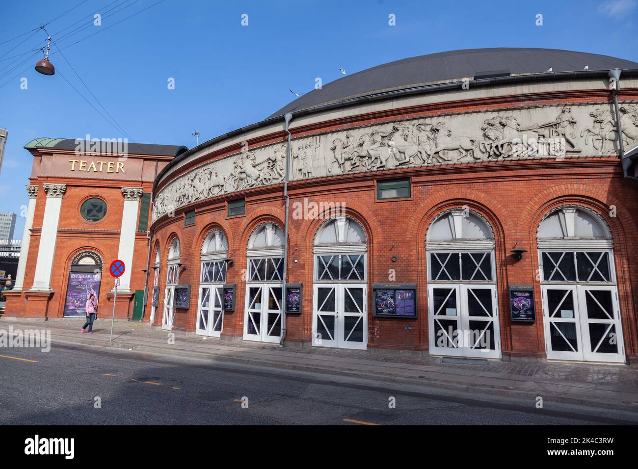The brightly coloured palads cinema copenhagen denmark Stock Photo - Alamy