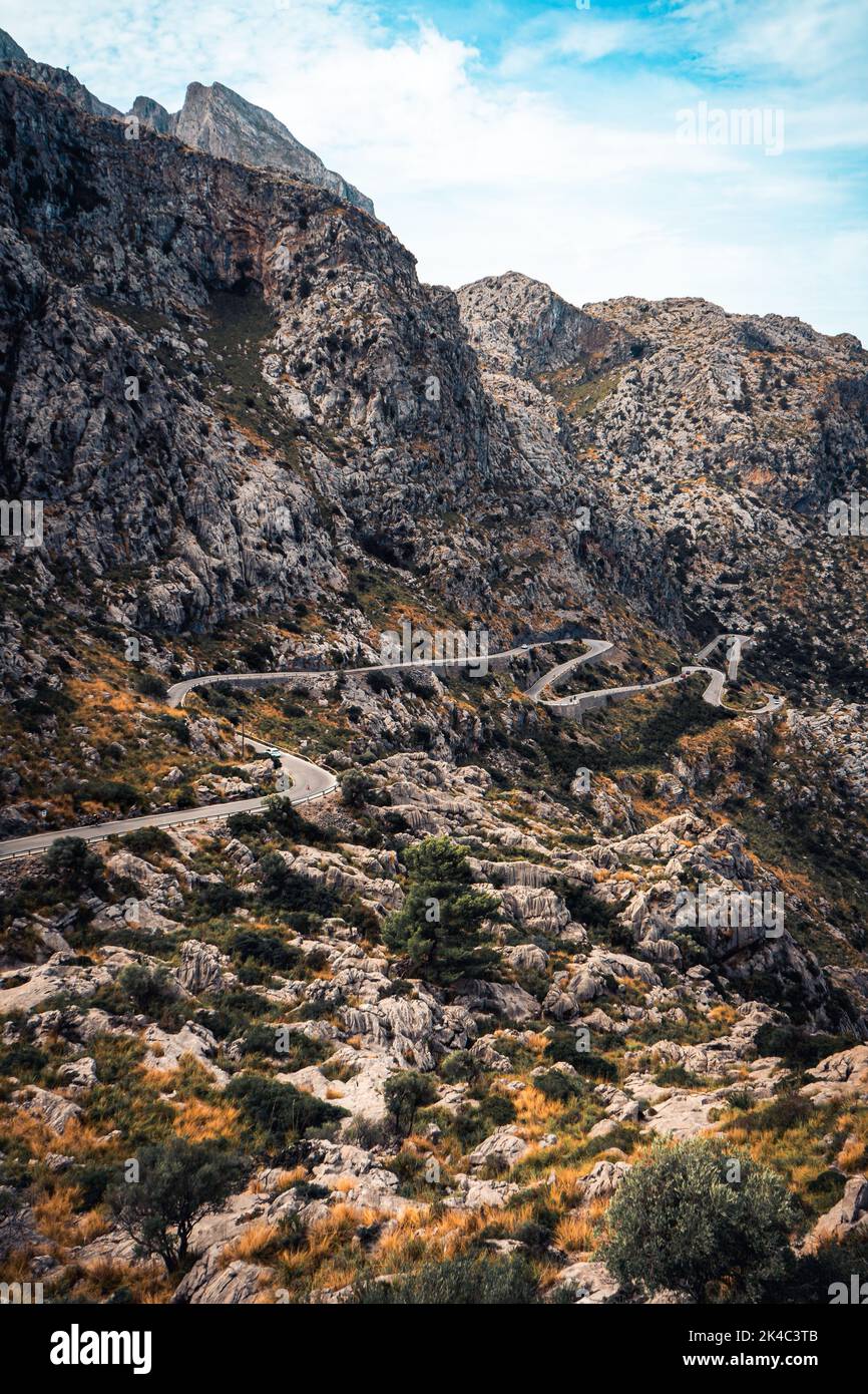 This is a very narrow road, with very few crash barriers and no central ...