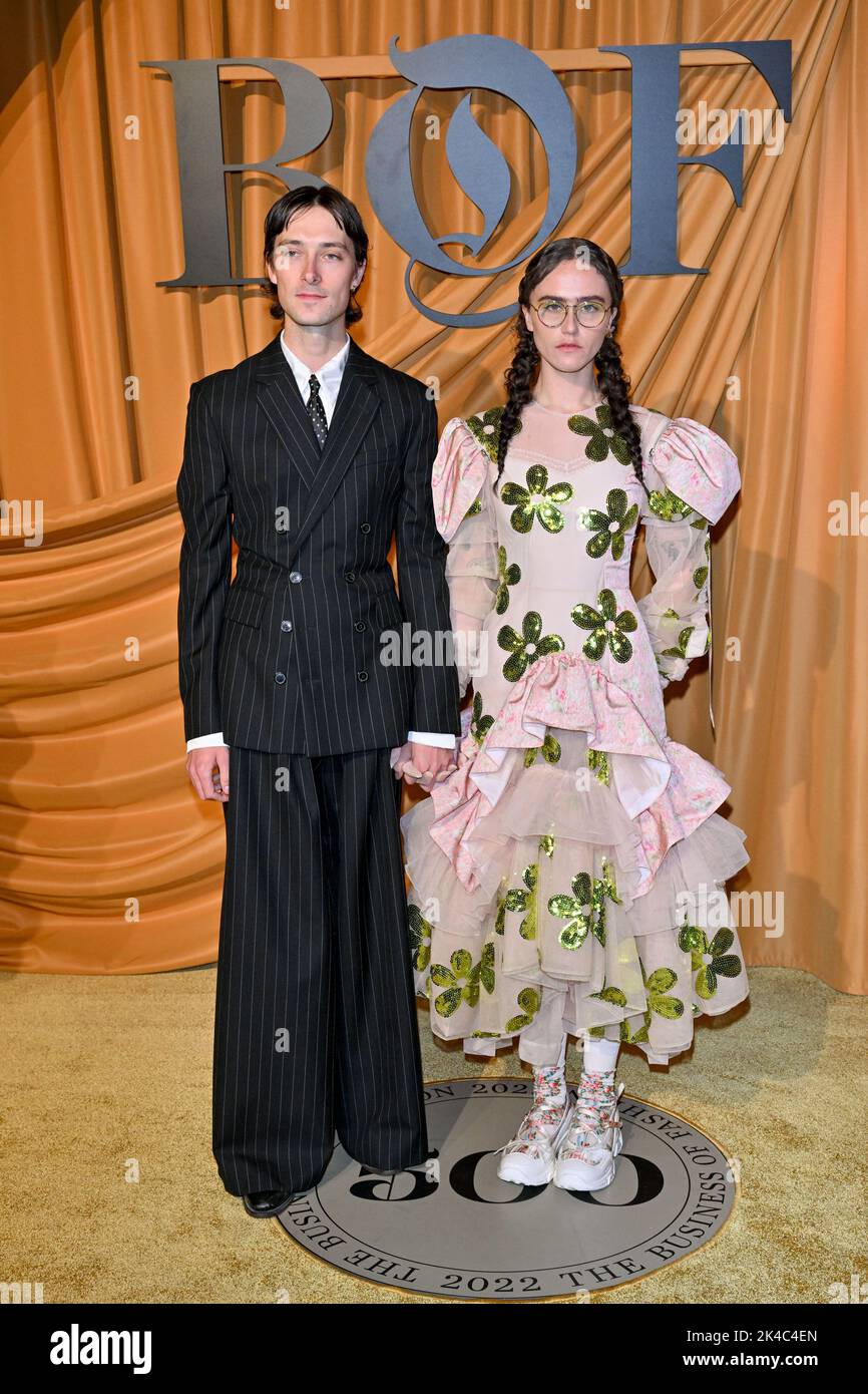 Sam Hine, Ella Emhoff attends the BoF500 gala during Paris Fashion Week ...