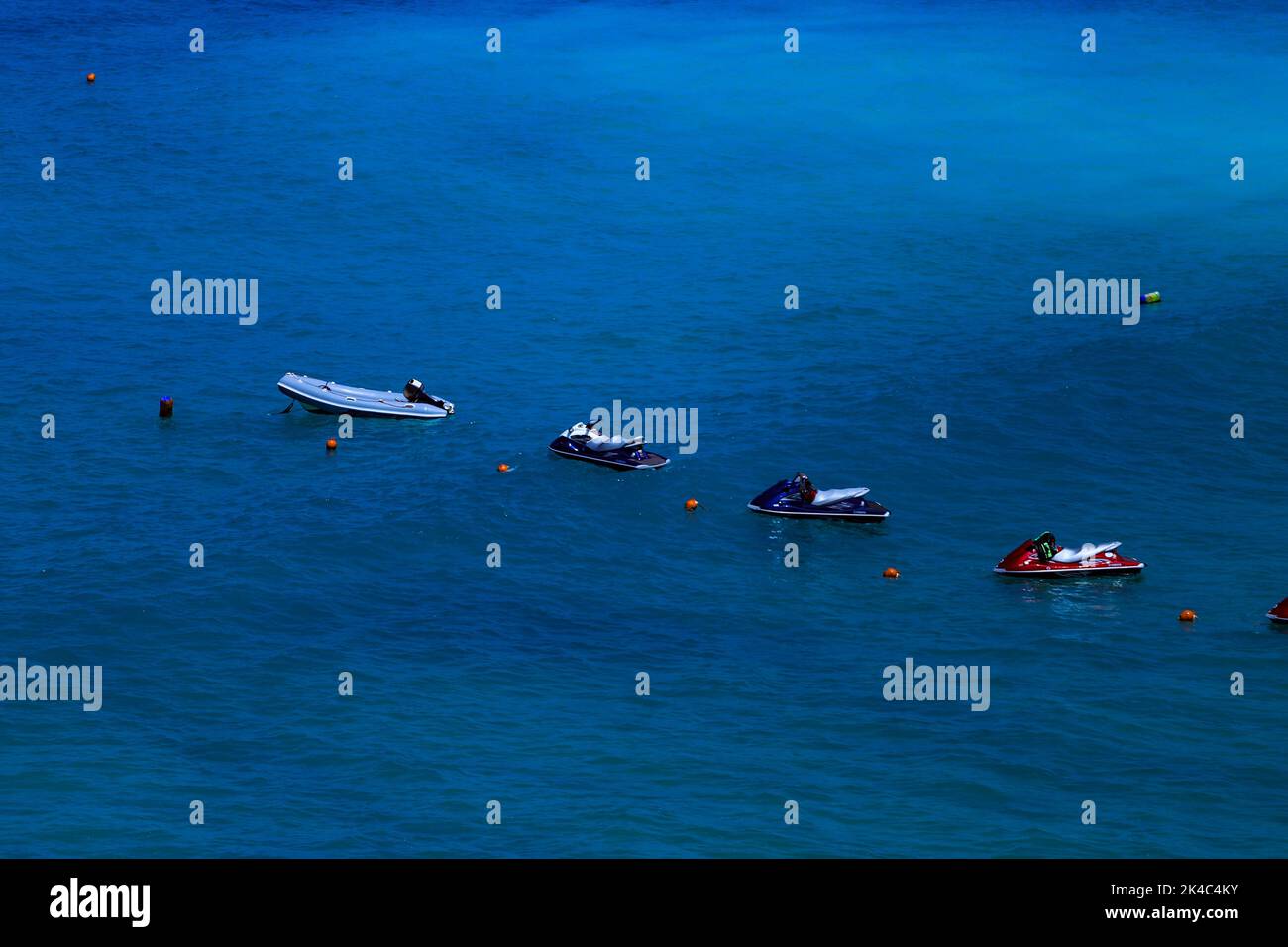 An aerial view of many boats on the water in Batroun, Lebanon Stock ...