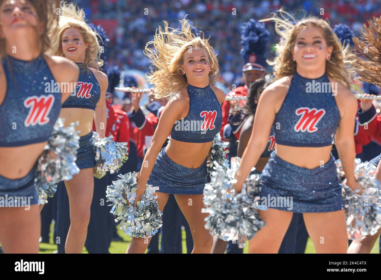 Oxford, MS, USA. 01st Oct, 2022. Ole Miss Rebelettes performing during ...
