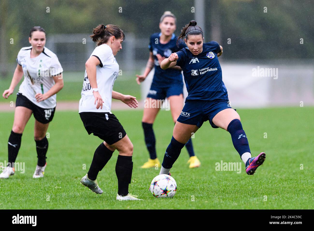 01.10.2022, Lucerne, Sportanlagen Allmend, Axa Women's Super League: FC ...