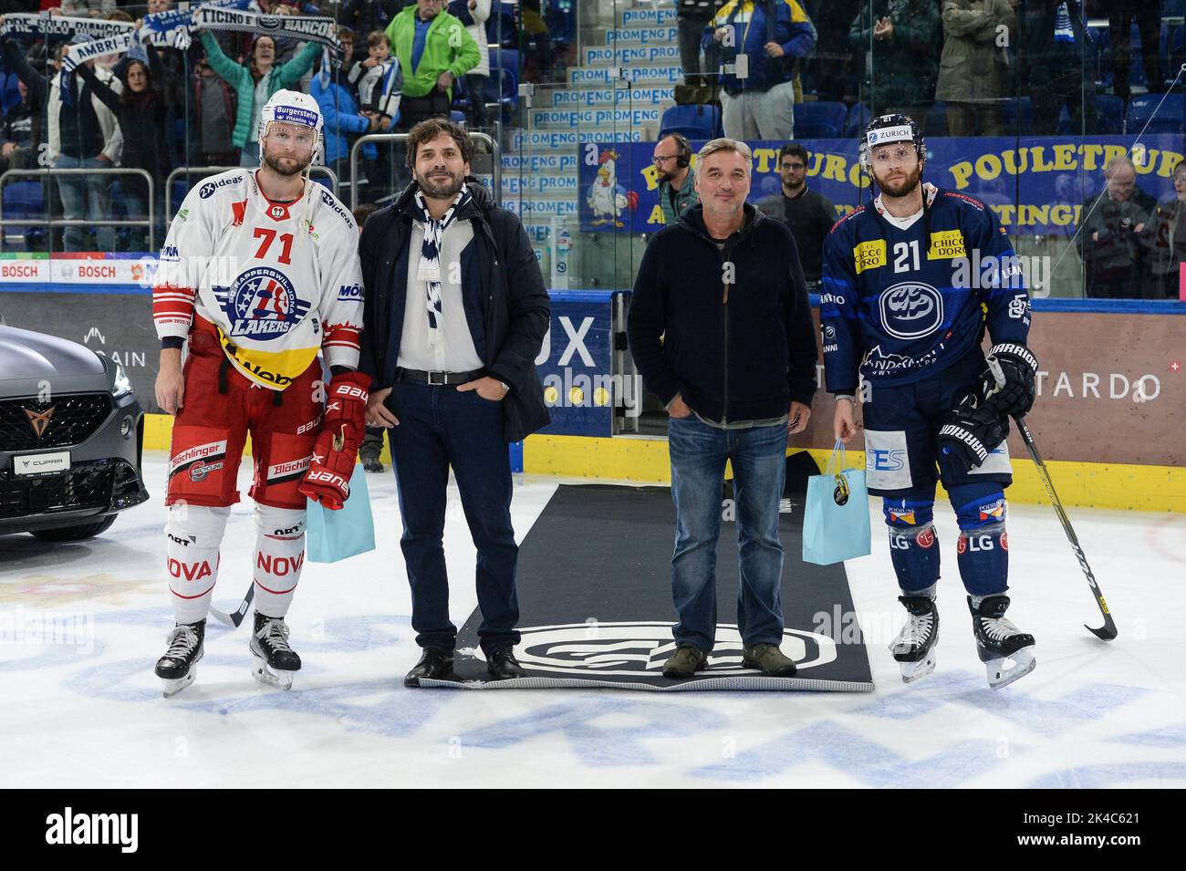 01.10.2022, Ambri, Gottardo Arena, NL: HC Ambri-Piotta - SC Rapperswil ...