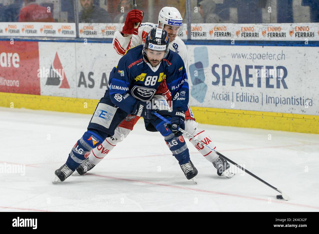01.10.2022, Ambri, Gottardo Arena, NL: HC Ambri-Piotta - SC Rapperswil ...