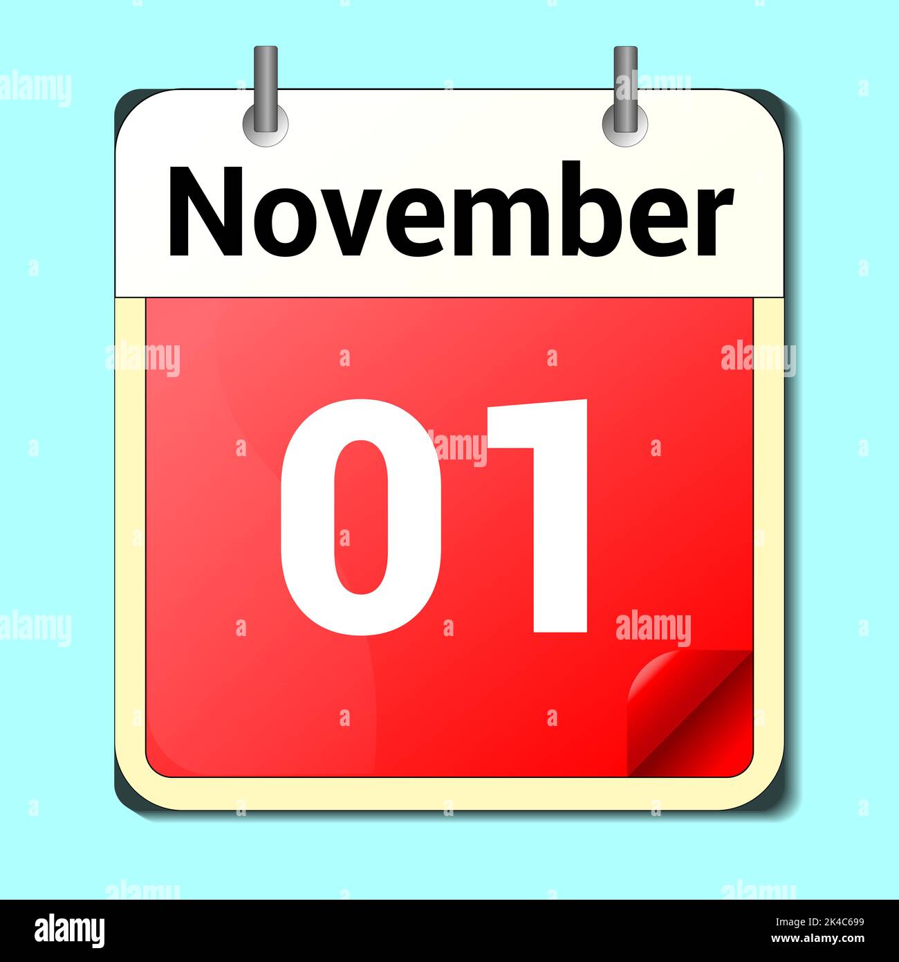 day on the calendar, vector image format, october Stock Vector Image ...