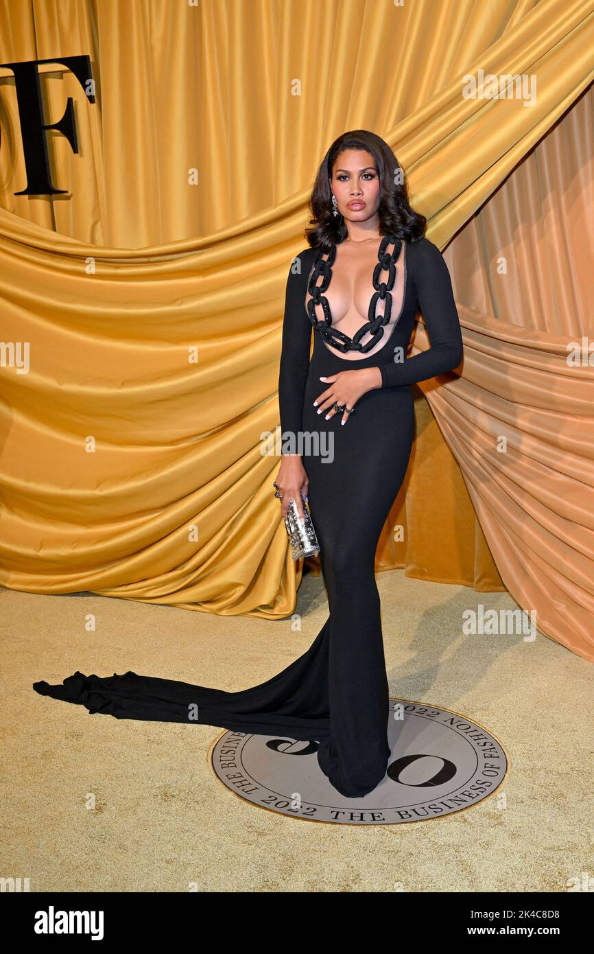 Leyna Bloom attends the BoF500 gala during Paris Fashion Week in Paris ...