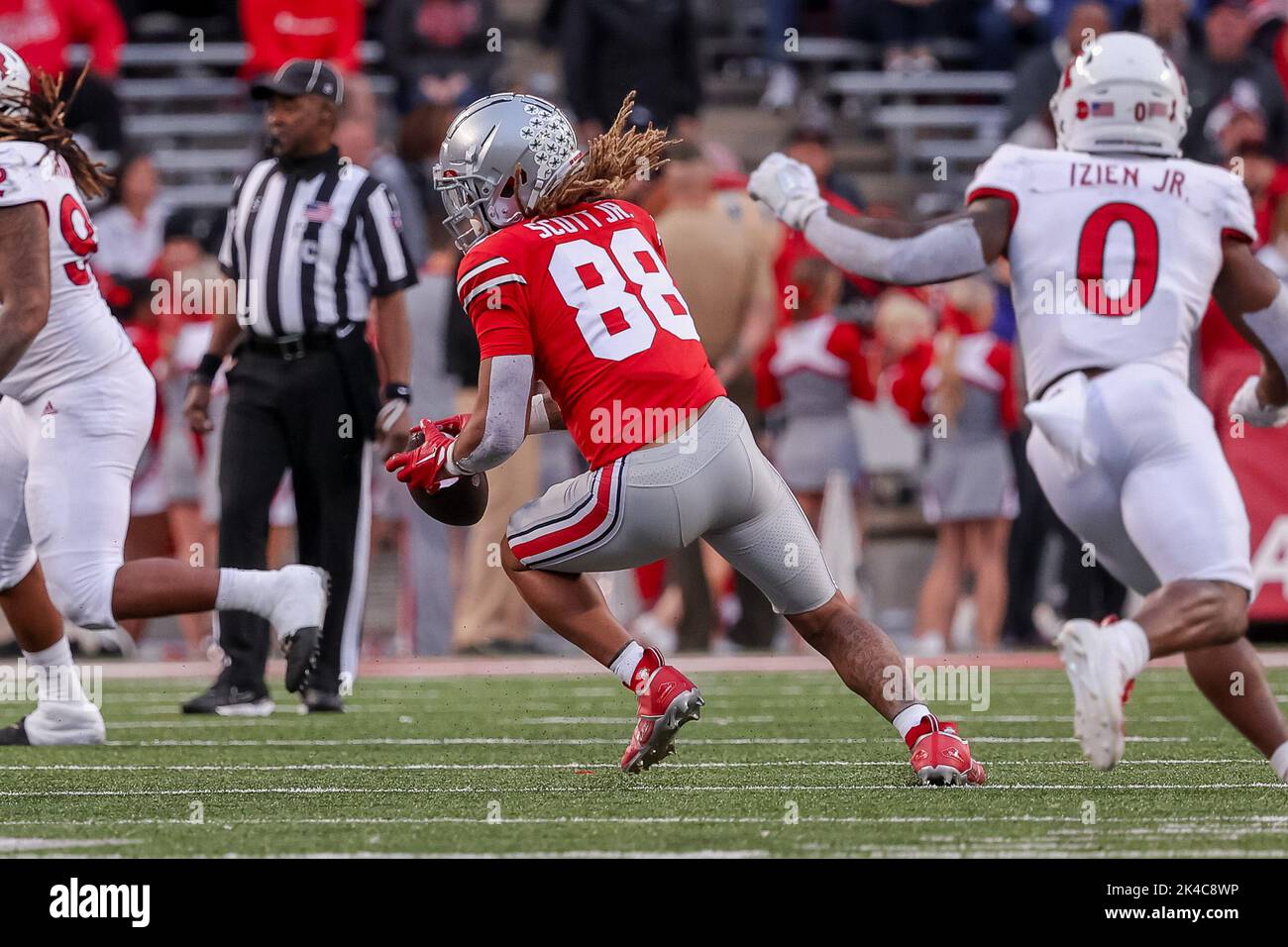 Columbus, Ohio, USA. 1st Oct, 2022. Ohio State Buckeyes tight end Gee ...