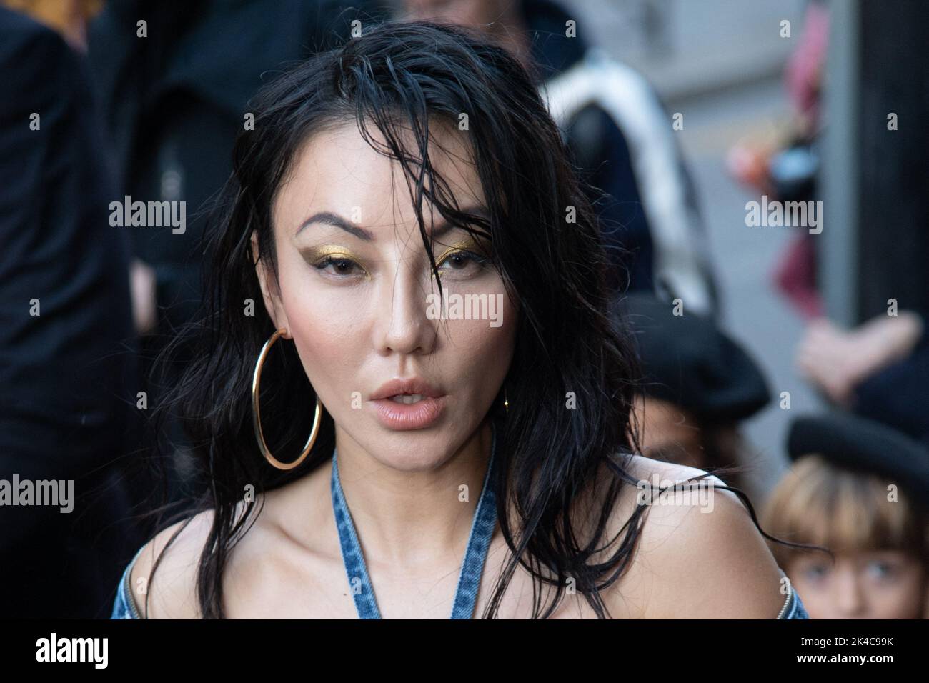 Jessica Wang attending the Monot Womenswear Spring/Summer 2023 show as ...