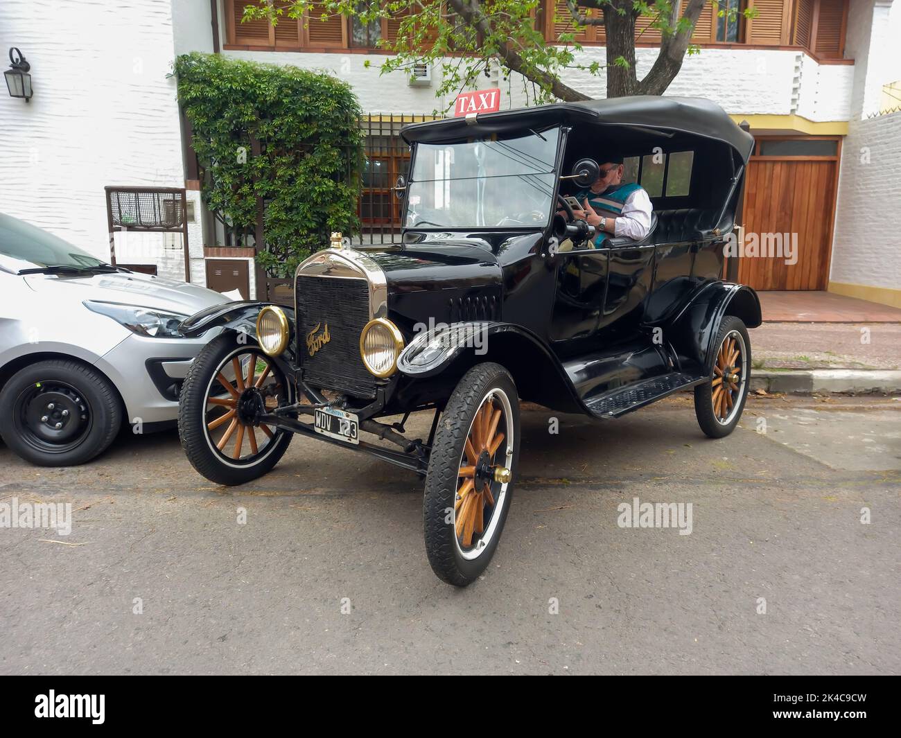 Bernal, Argentina - Sept 18, 2022: Vintage black 1910s Ford Model T ...
