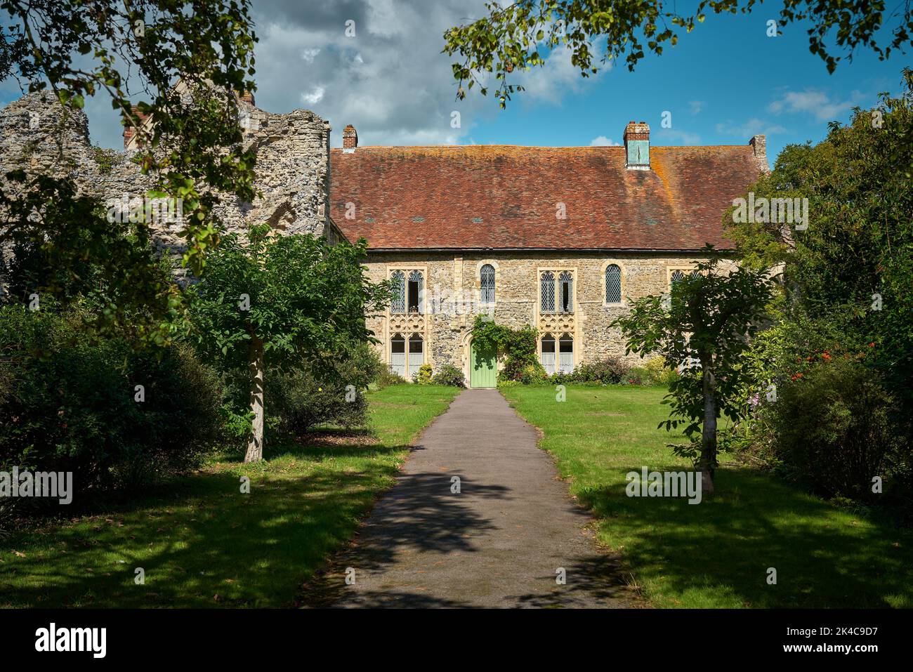 The St Mildred's Priory in Minster Abbey, the community of Benedictine ...