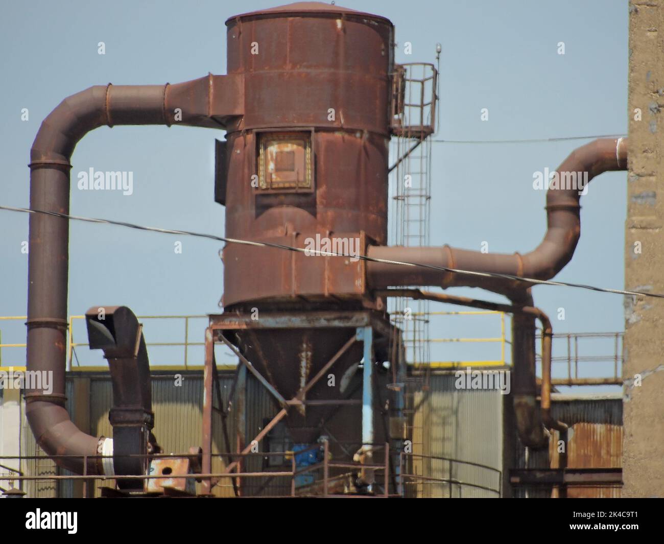 Old rusty equipment in the industrial zone Stock Photo - Alamy