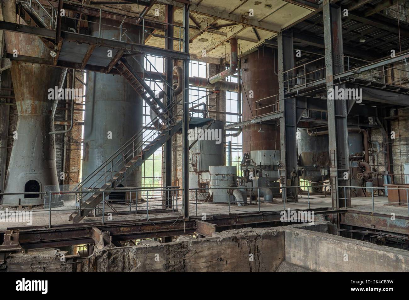 Old industrial constructions and types of machinery Stock Photo - Alamy