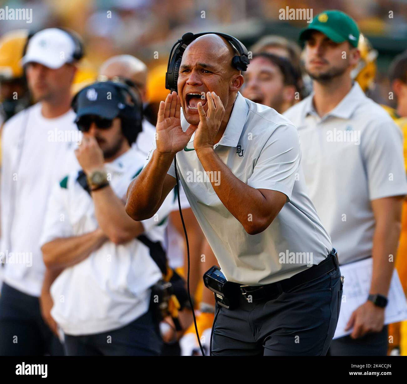 October 1, 2022: Baylor head coach Dave Aranda during an NCAA college ...