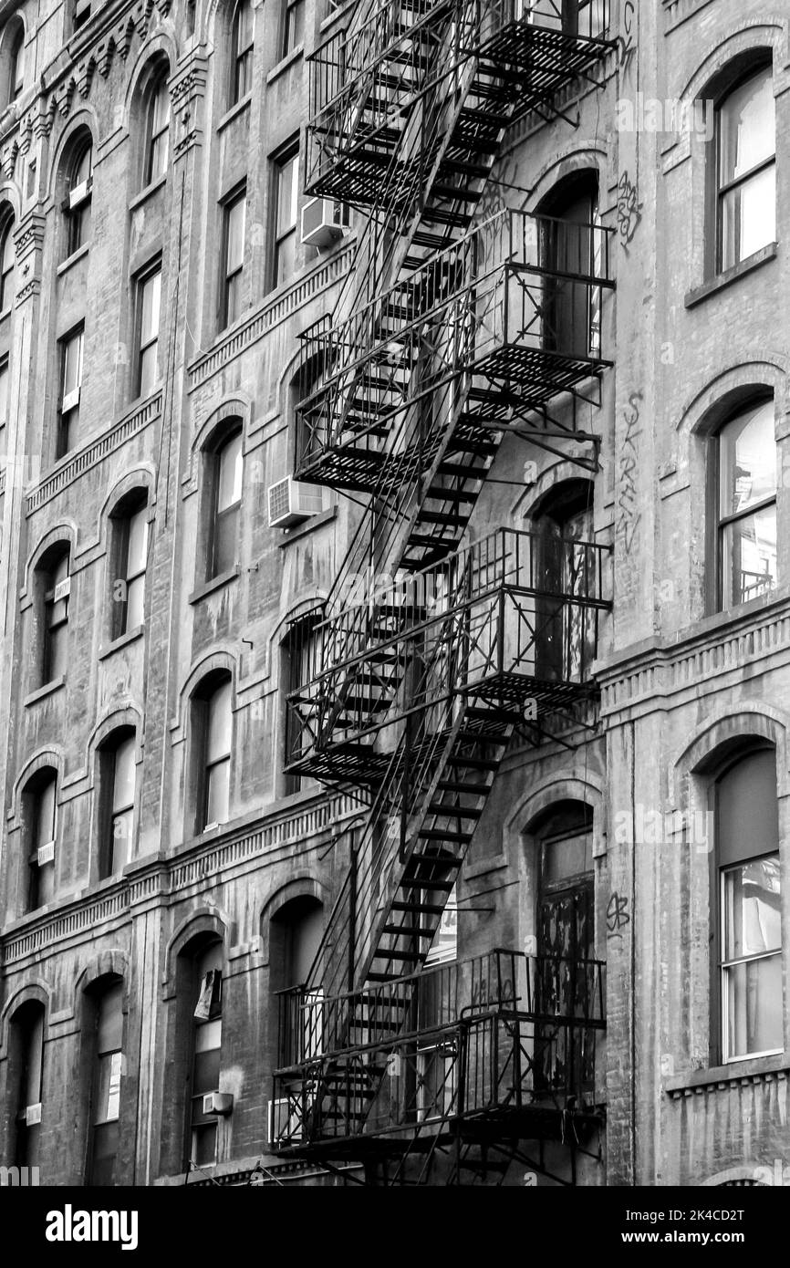 A low-angle view of modern buildings in black and white Stock Photo - Alamy